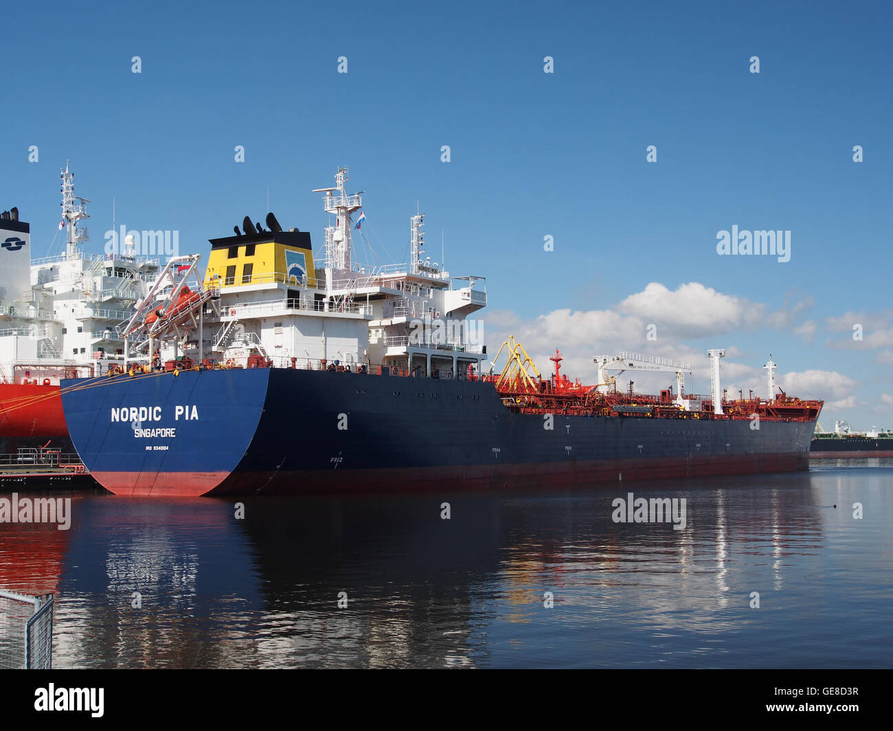 The *Nordic Pia* is a container ship built in 2006, with the IMO number ...