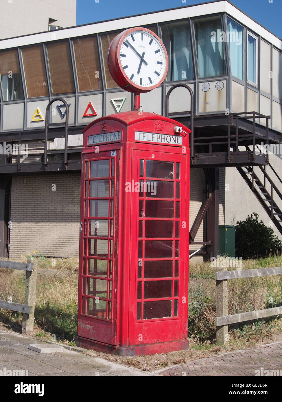 Old public phone booth hi-res stock photography and images - Alamy