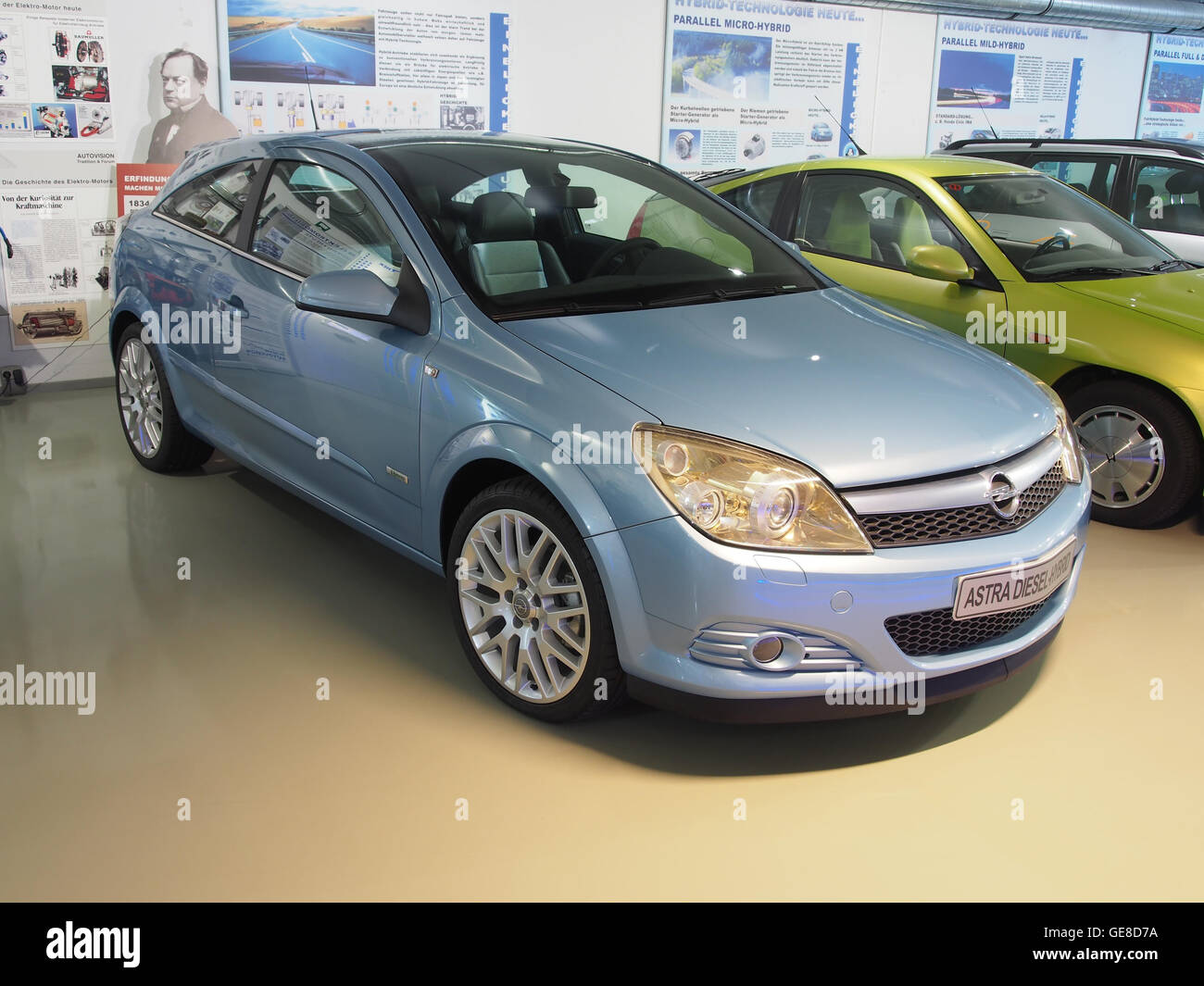 The Opel Astra Diesel Hybrid is a compact car that combines fuel ...