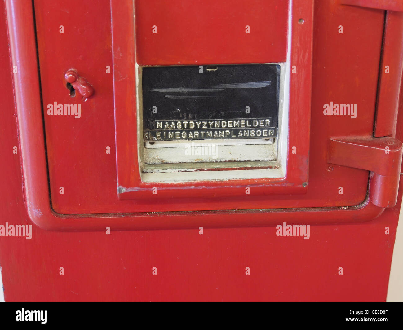 This image shows an old fire alarm from the area near Kleine ...