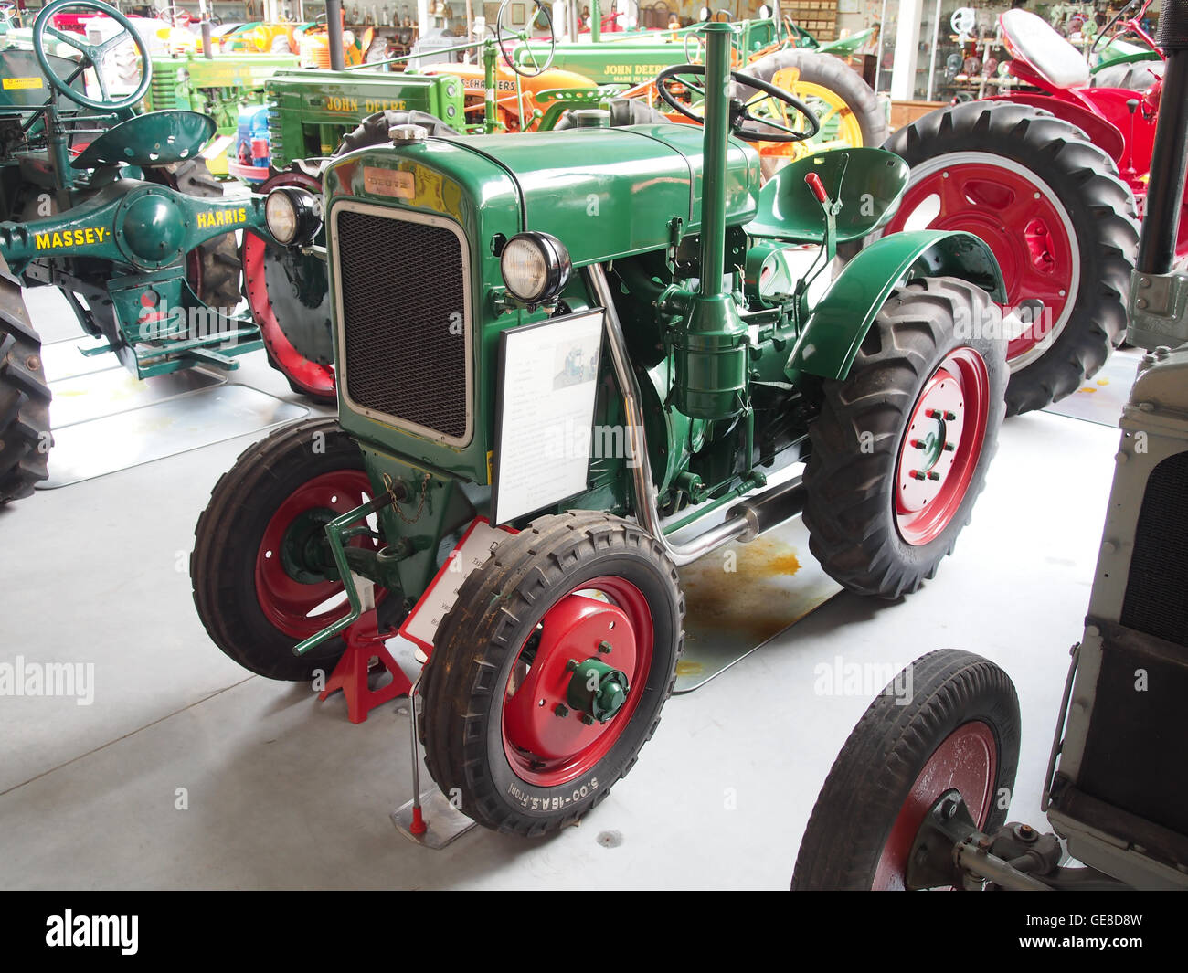 The Oude Deutz tractor on display at the Museum for Nostalgia and ...