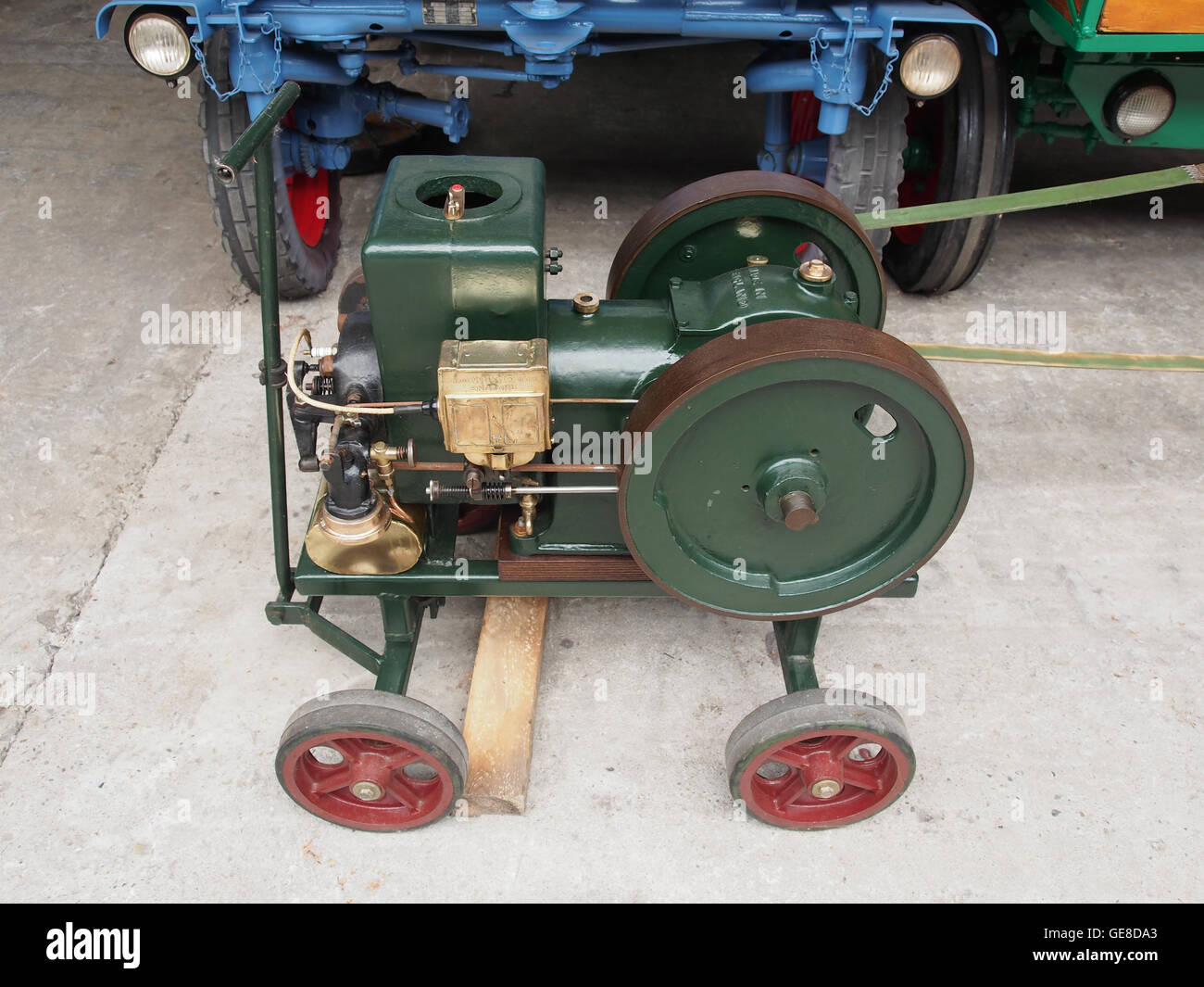 This old stationary engine is displayed in the Museum for Nostalgia and ...