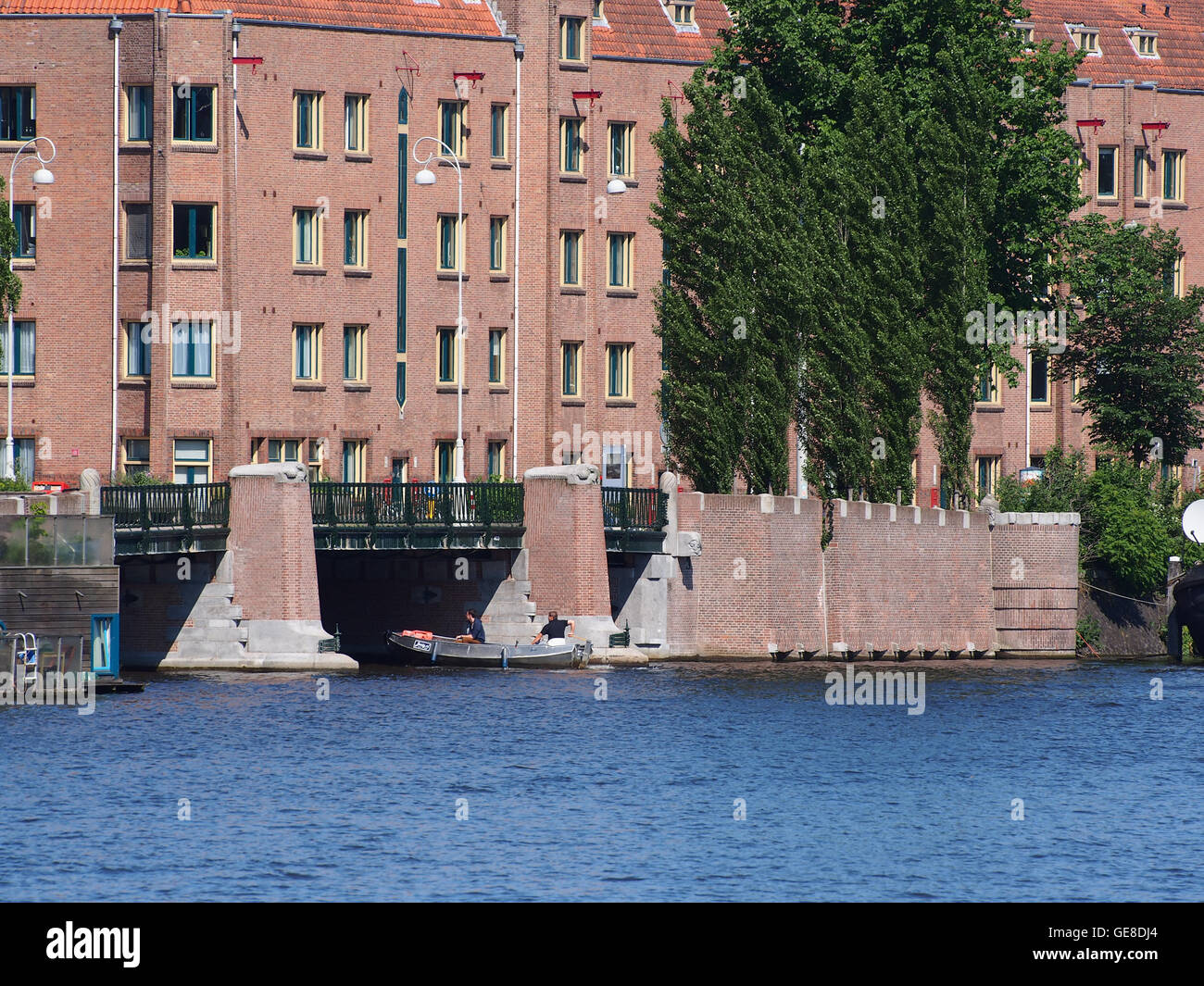 This photograph captures the Kramer Bridge (Brug 400) in its historical ...