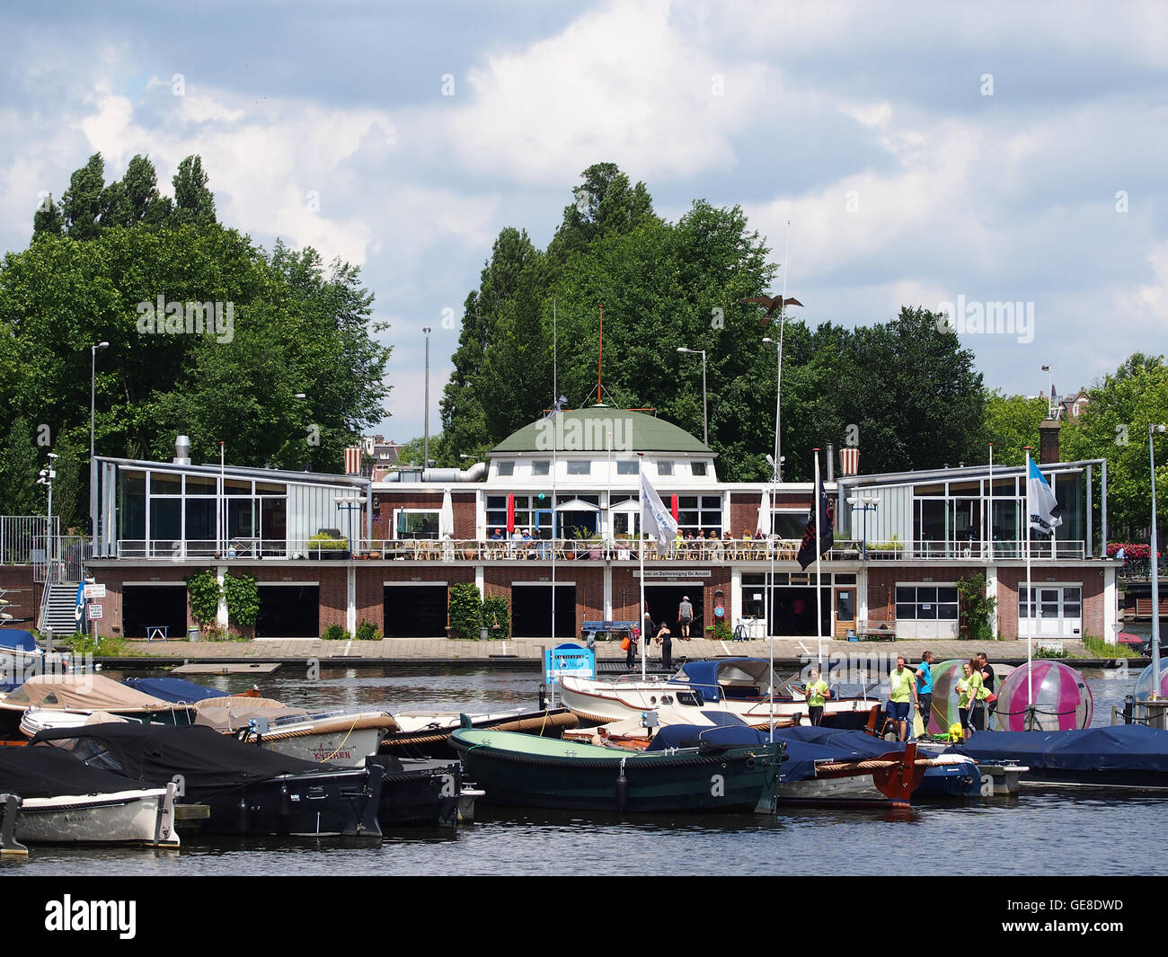 Roei- en Zeilvereniging De Amstel, Hobbemakade 122 pic6 Stock Photo - Alamy