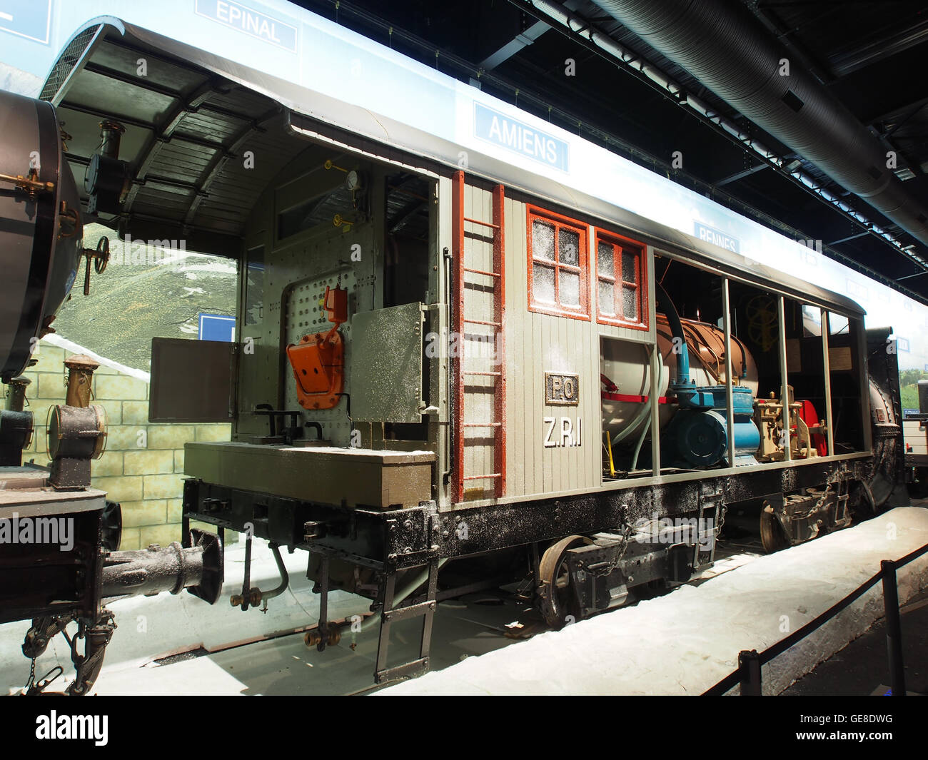 This historical photo shows the Rotary Snow Plow, built by the American ...