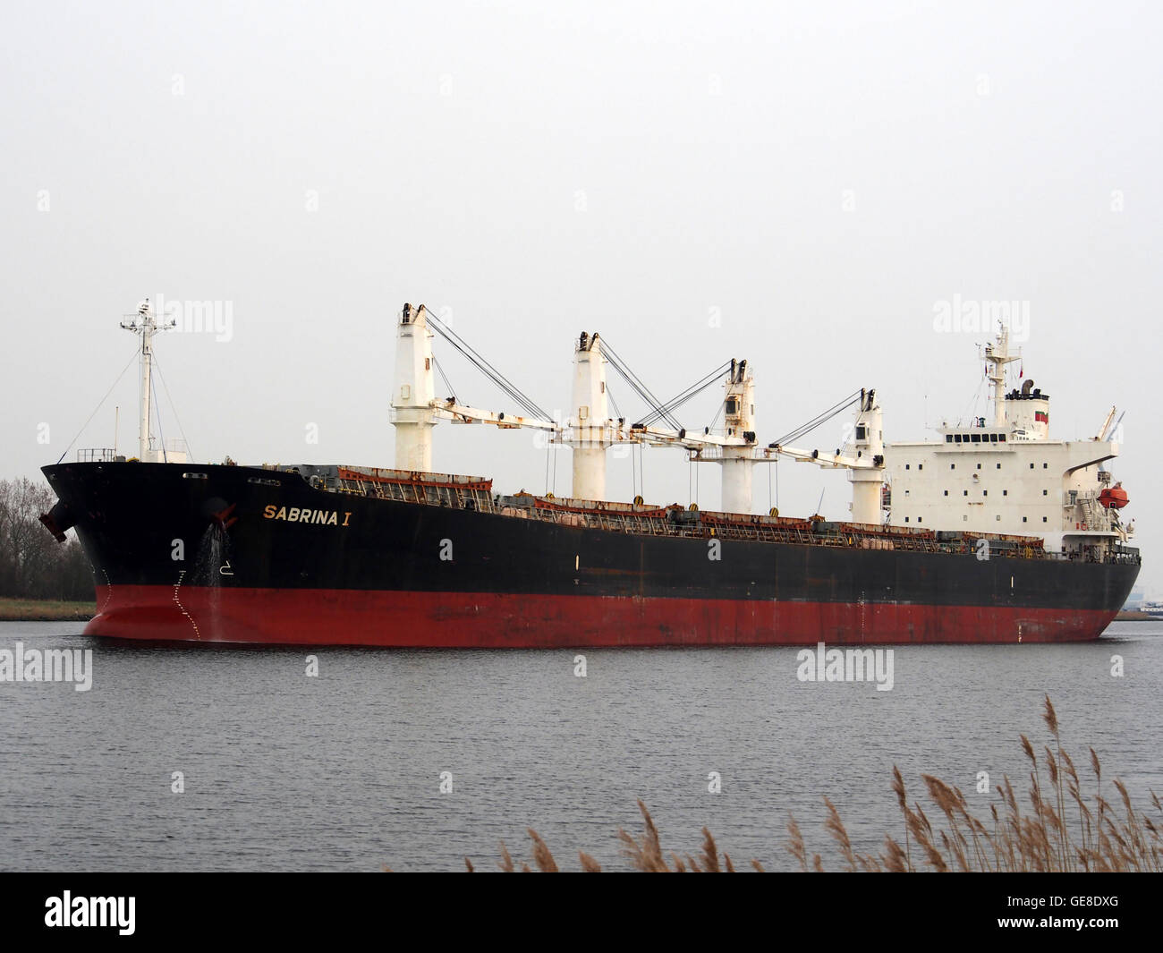 The ship Sabrina I, built in 2005 and identified by IMO 9274927, is ...