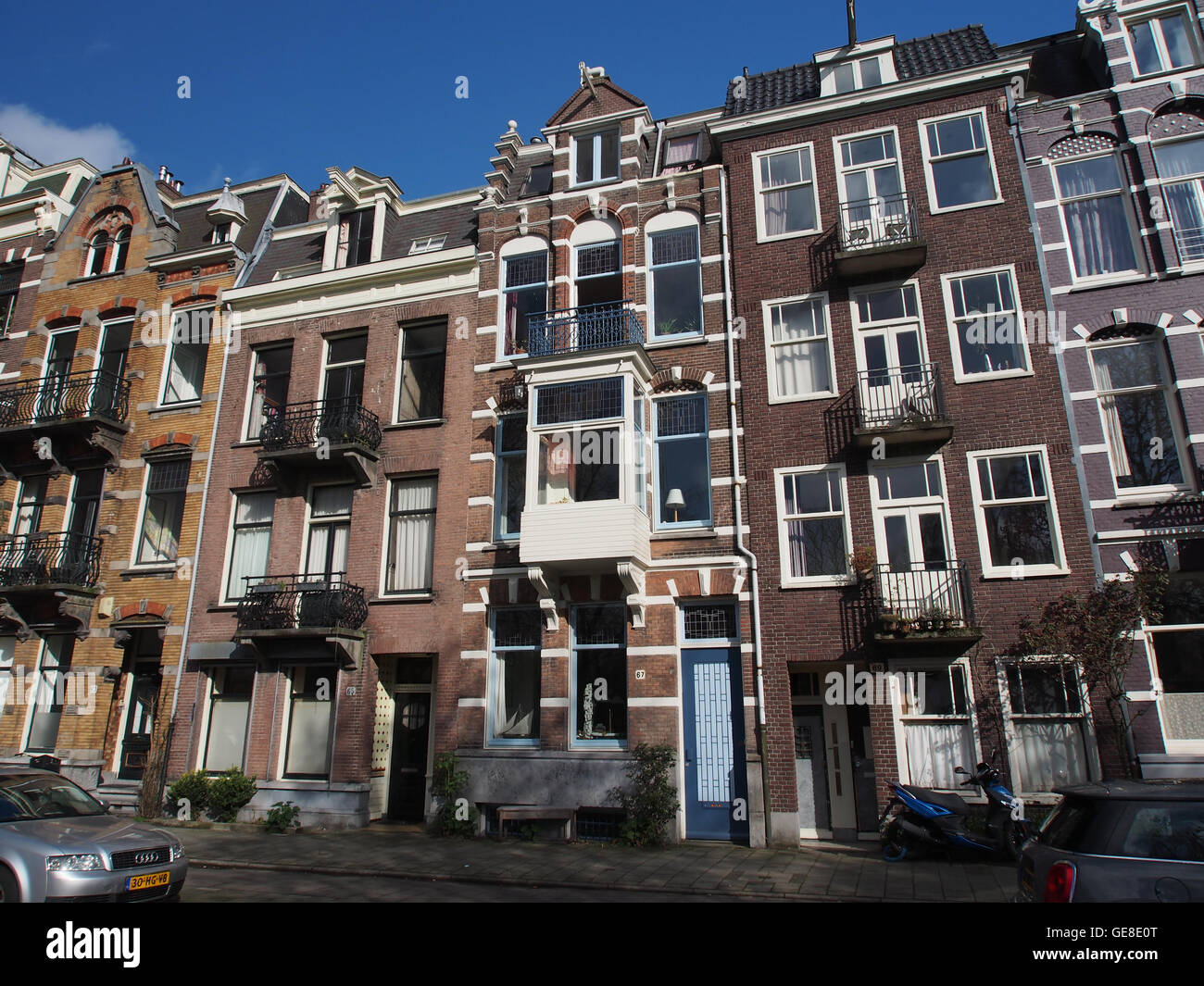 This photograph features Sarphatipark, a park in Amsterdam, showcasing ...