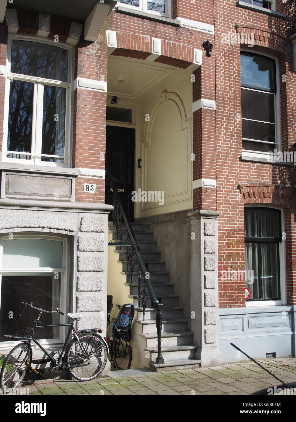 Sarphatipark, located in Amsterdam, is depicted in this photo with lush ...