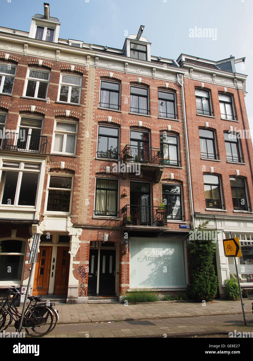 This photograph captures the serene landscape of Sarphatipark in ...