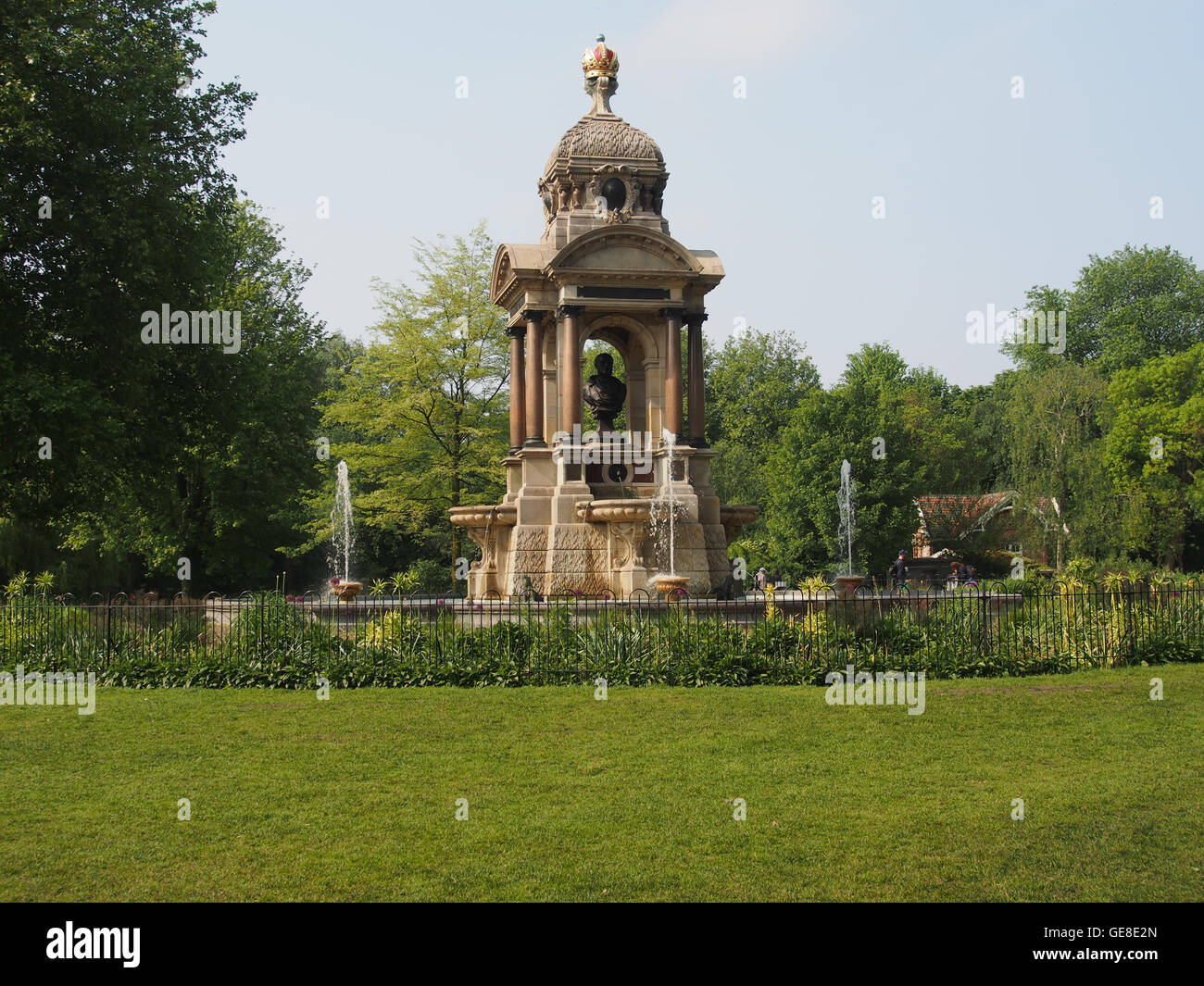 Sarphatipark in Amsterdam is a historical public park known for its ...