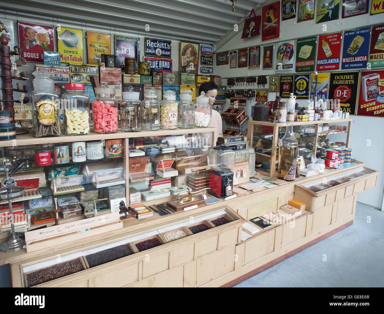 This image showcases a display from the Museum for Nostalgia and ...