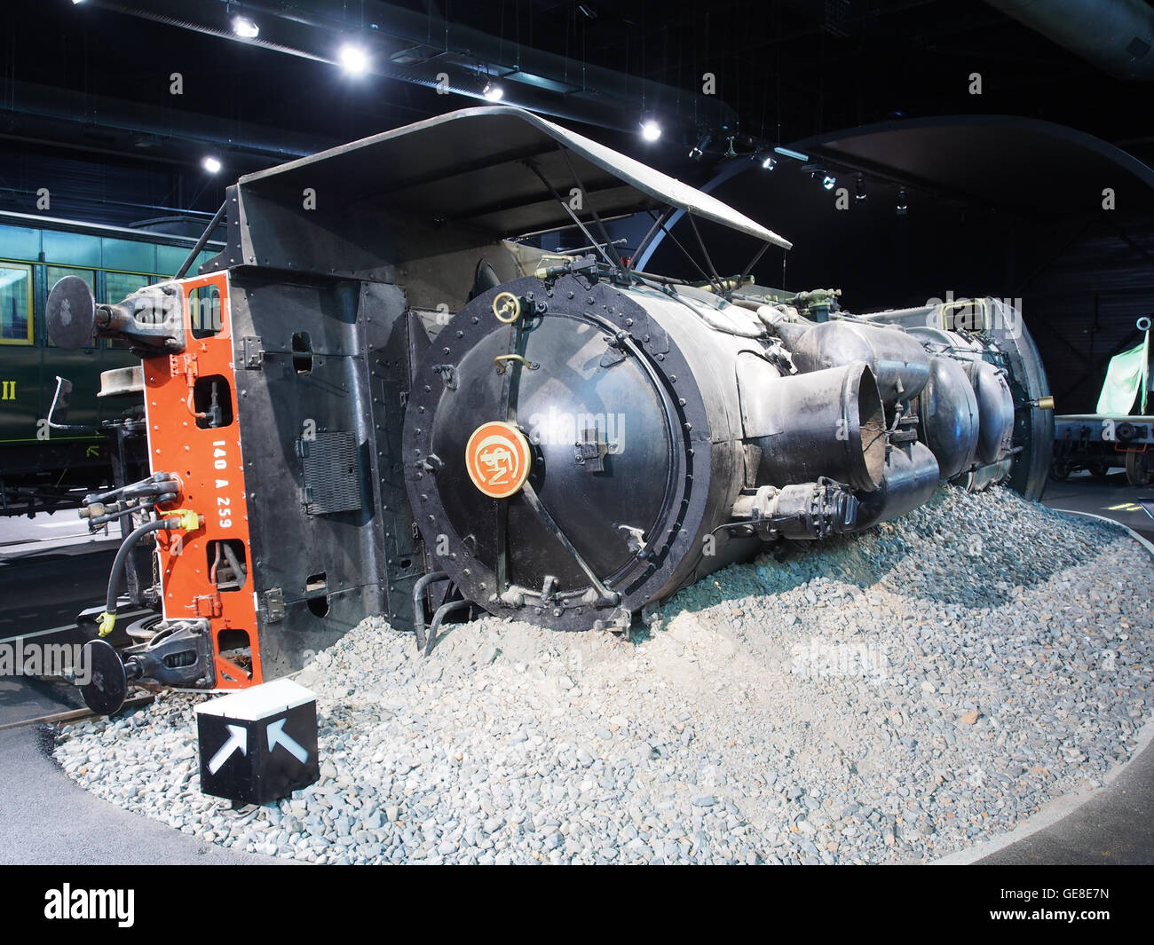 SNCF 140 A 259 is a steam locomotive in the SNCF (French National ...