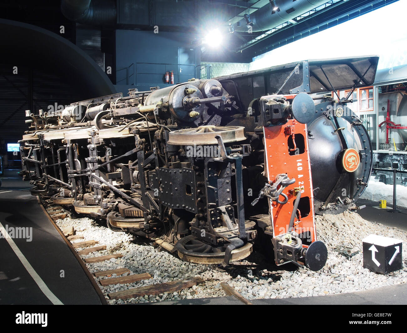 The SNCF 140 A 259 is a French steam locomotive built by the Société ...