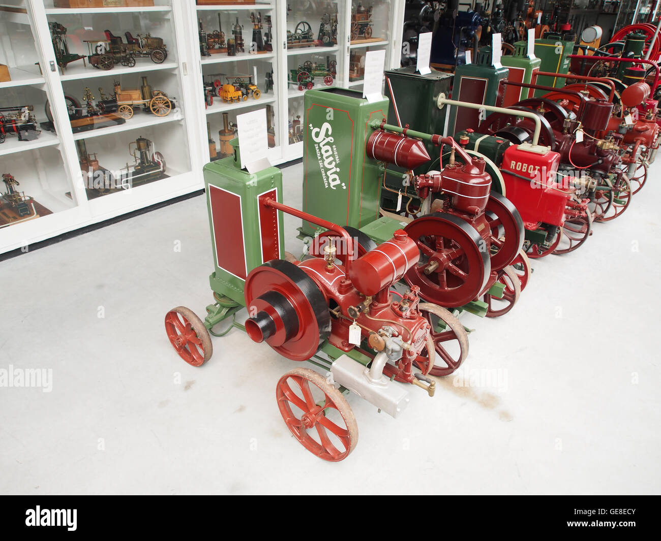 This image showcases stationary engines in the Museum for Nostalgia and ...