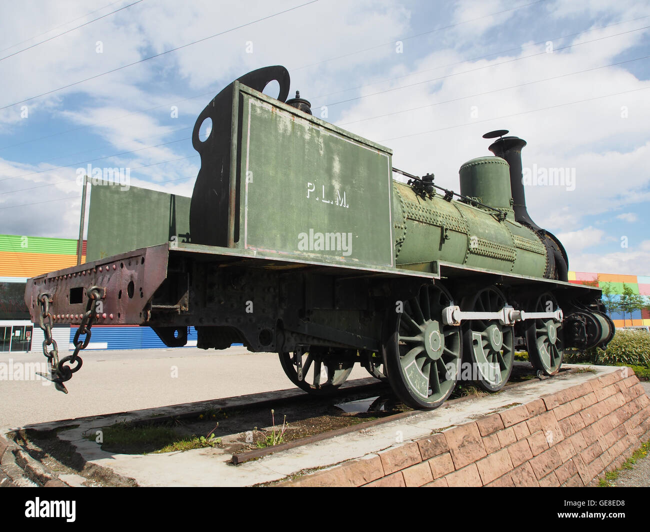 The Bourbonnais steam locomotive from the PLM (Paris-Lyon-Méditerranée ...
