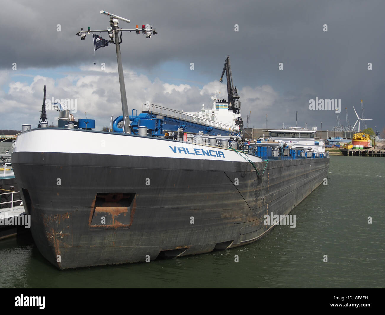 The Valencia, a 2006-built ship with the ENI number 02327380, is shown ...