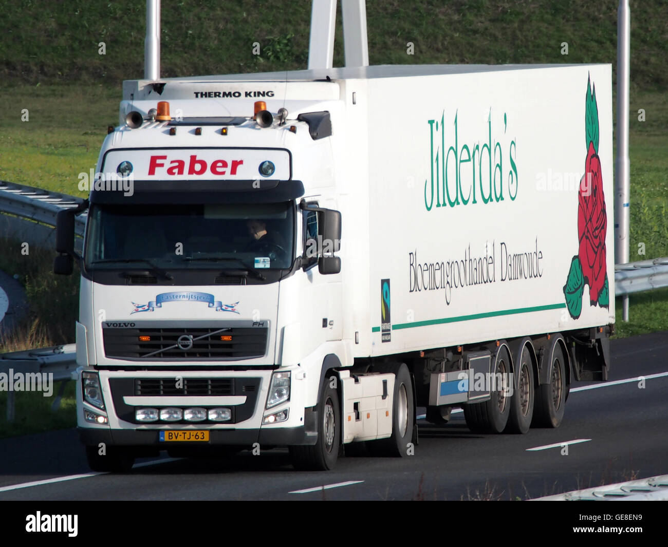 This image showcases a Volvo FH truck, a model known for its heavy-duty ...