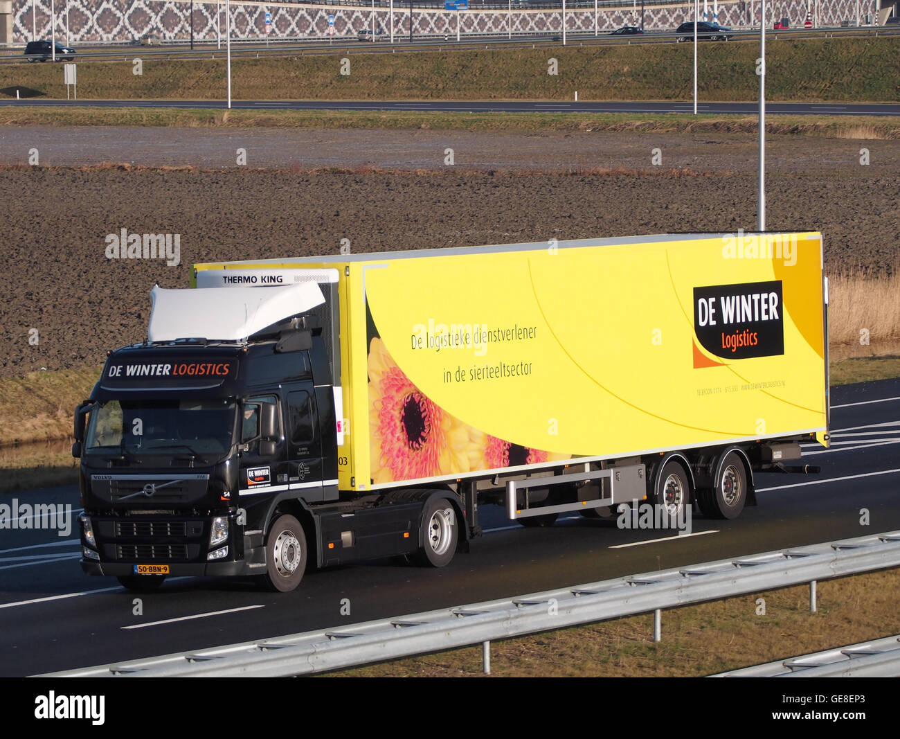 The Volvo FM truck, part of the De Winter Logistics fleet, is seen in ...