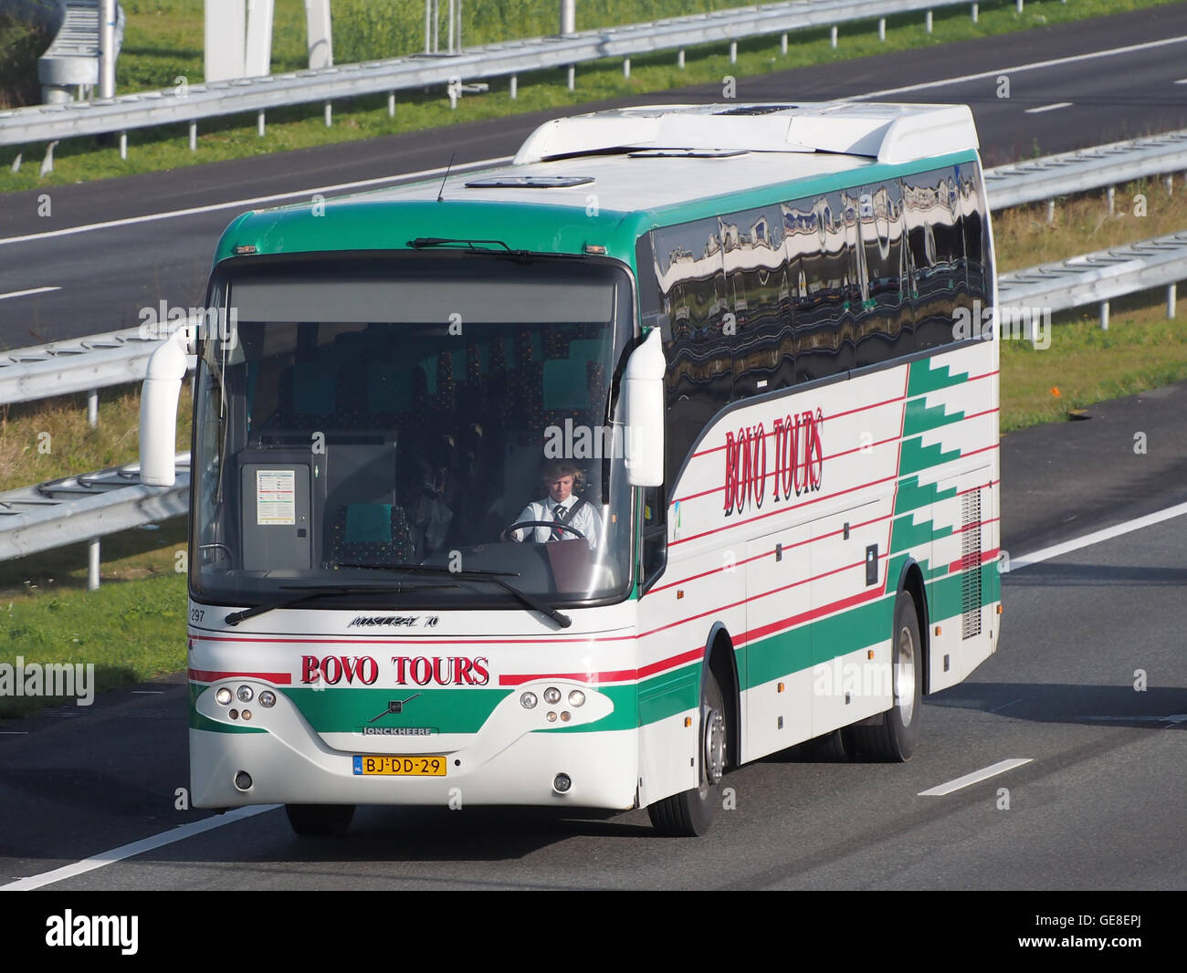 The Volvo Jonckheere coach, part of Bobo Tours, is a luxury vehicle ...