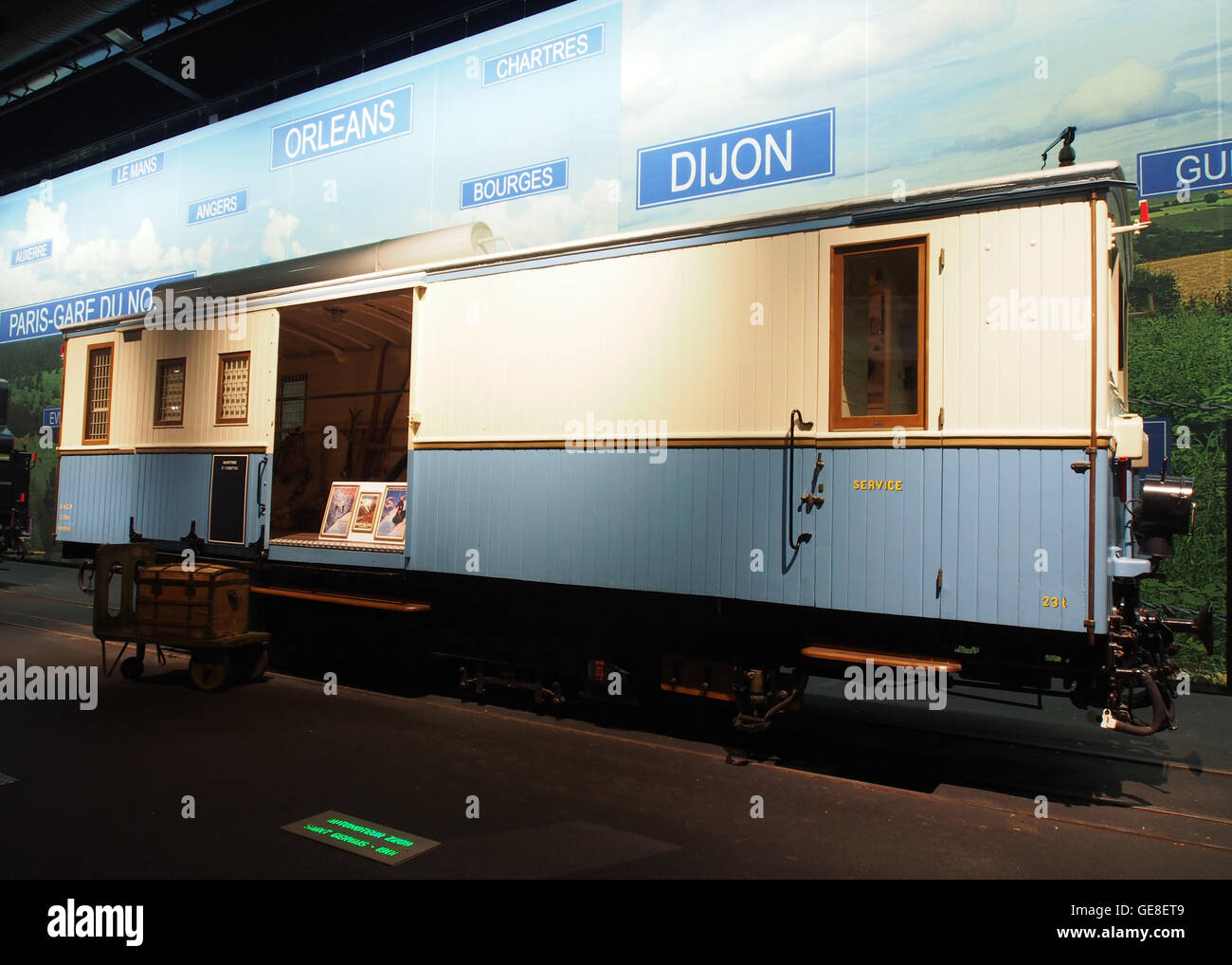 A photograph of the SNCF Z209 wagon, a specific model from the French ...