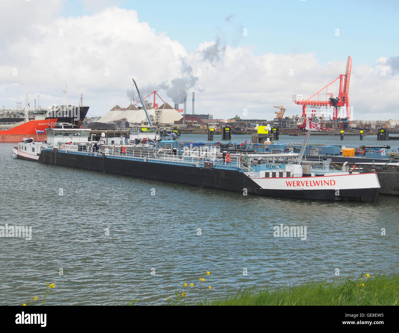 The Wervelwind, a 1988-built vessel, is shown docked at the Port of ...