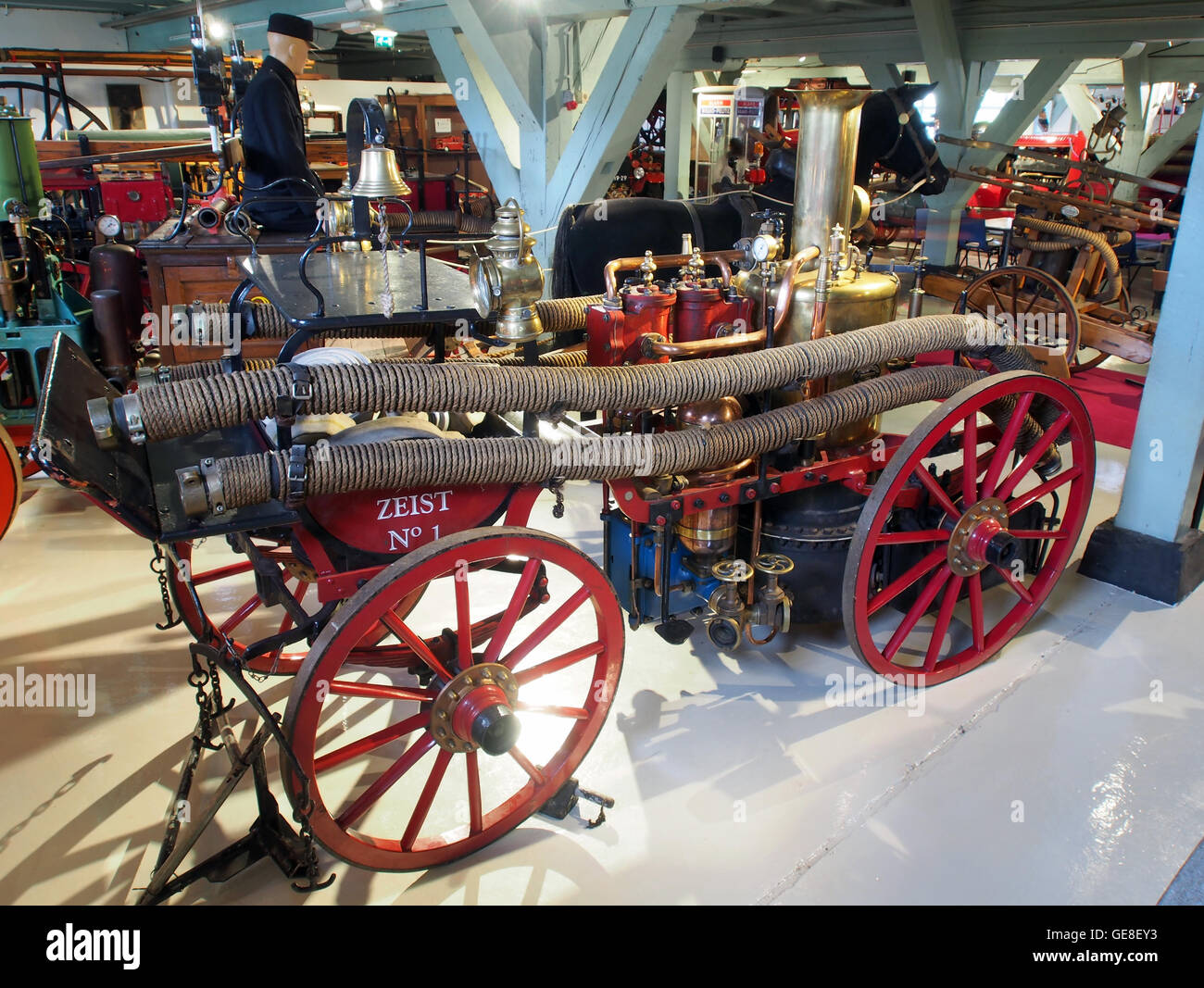 Early steam fire engine hi-res stock photography and images - Alamy
