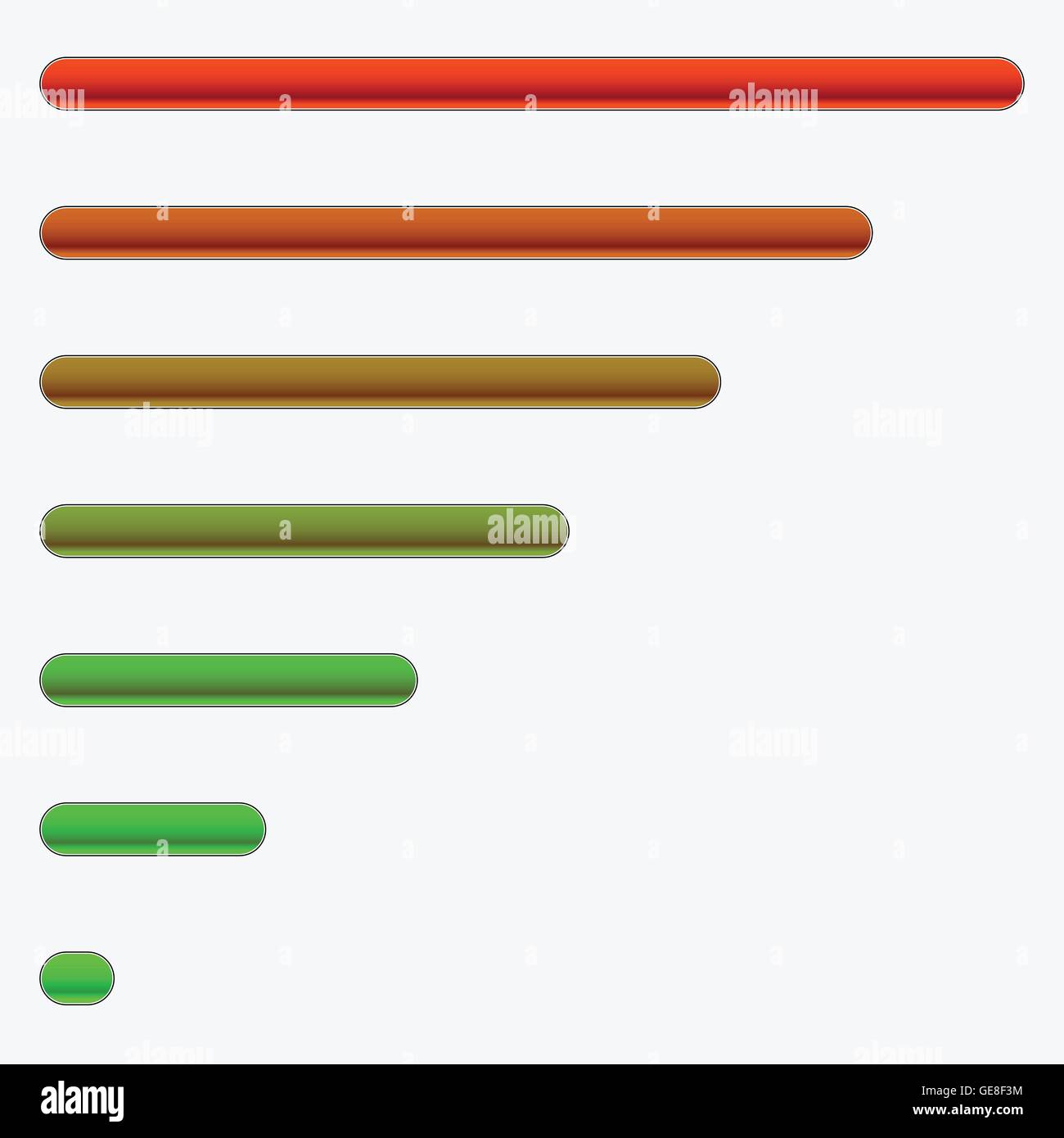 Horizontal progress loading bars red hi-res stock photography and ...