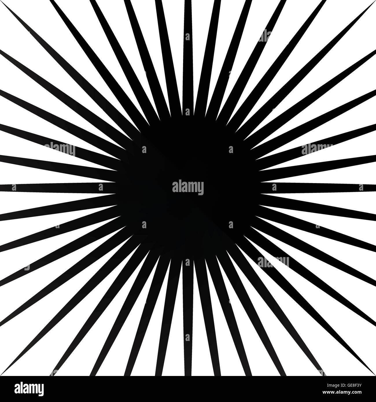 Radiating lines starburst pattern. Radial rays, beams Stock Vector ...