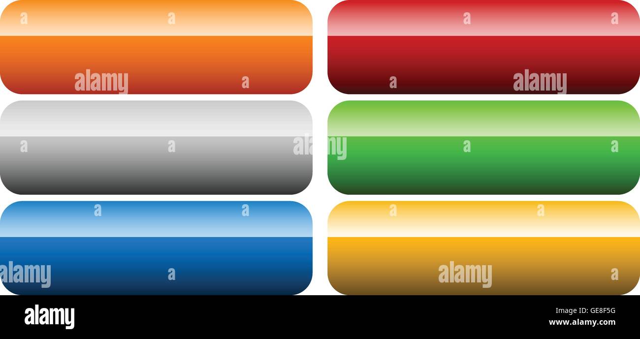 Set of banner, button background. Horizontal rectangular buttons with ...