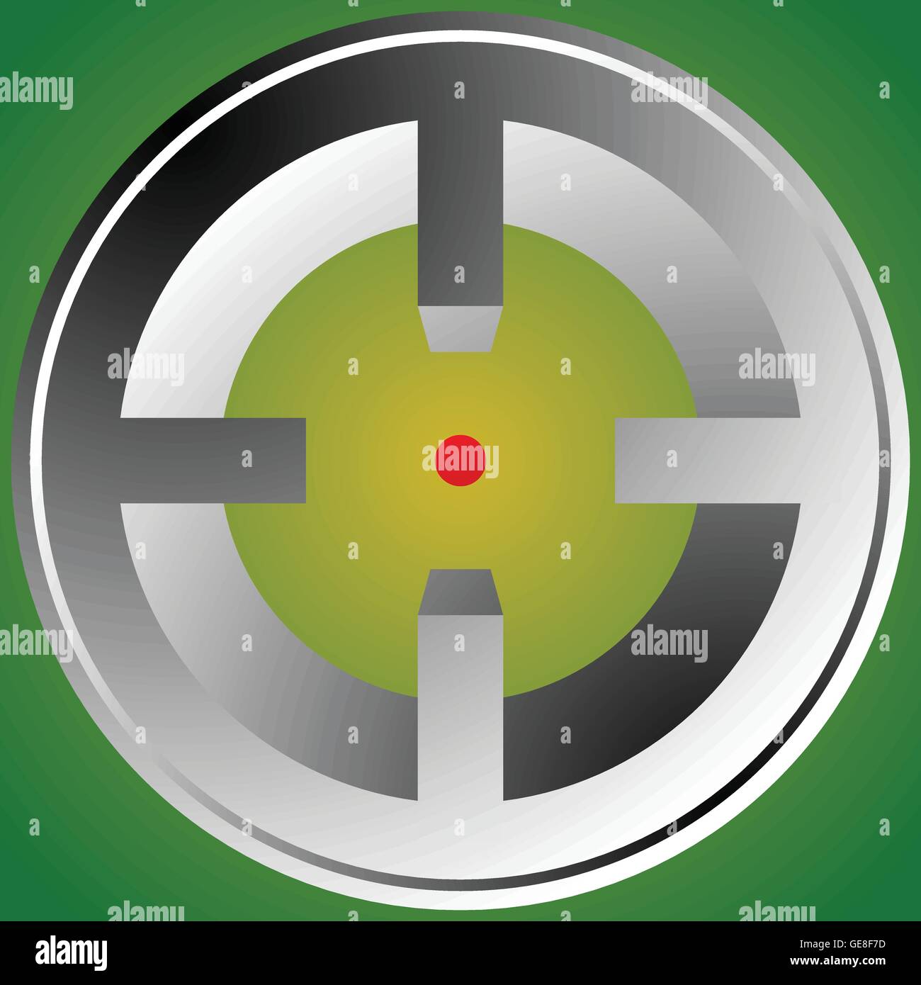 Target mark, reticle, crosshair icon for focus, accuracy, targeting ...