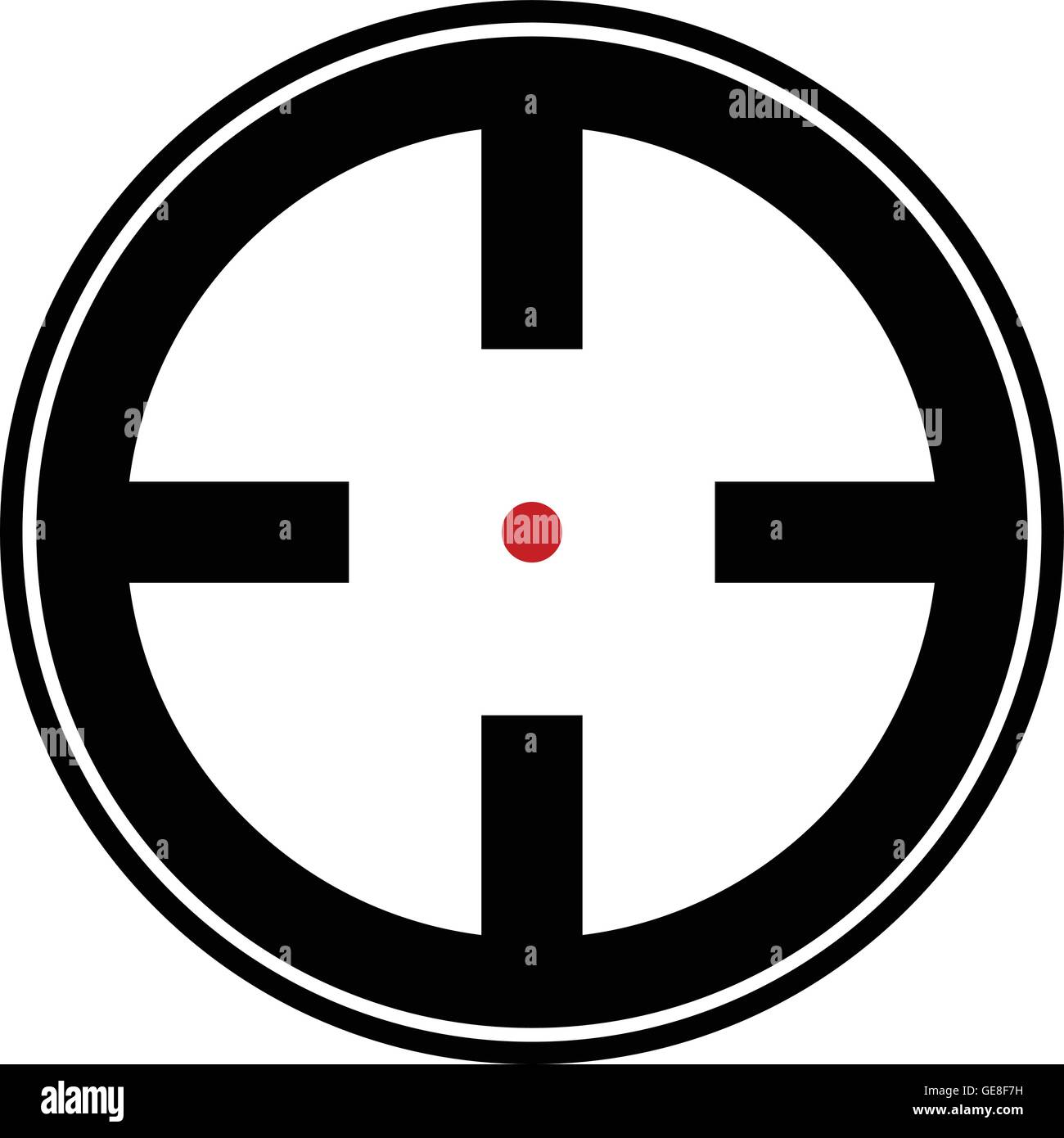 Target mark, reticle, crosshair icon for focus, accuracy, targeting ...