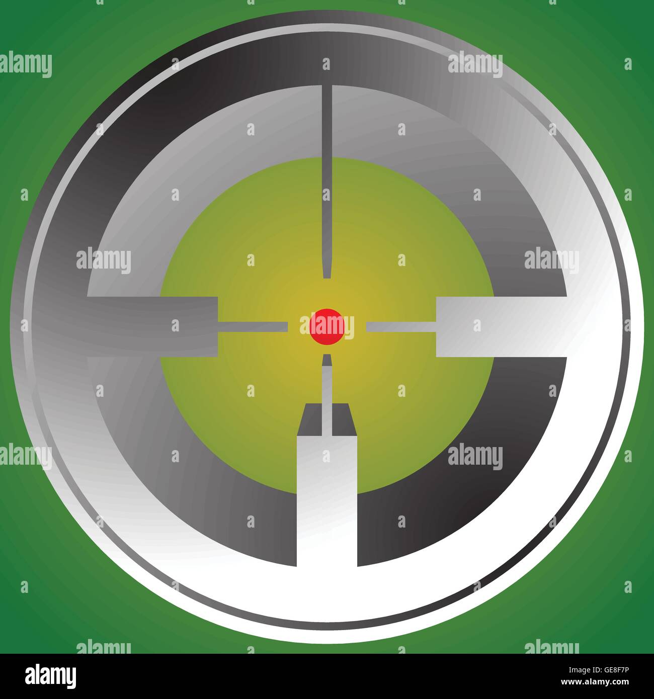 Target mark, reticle, crosshair icon for focus, accuracy, targeting ...