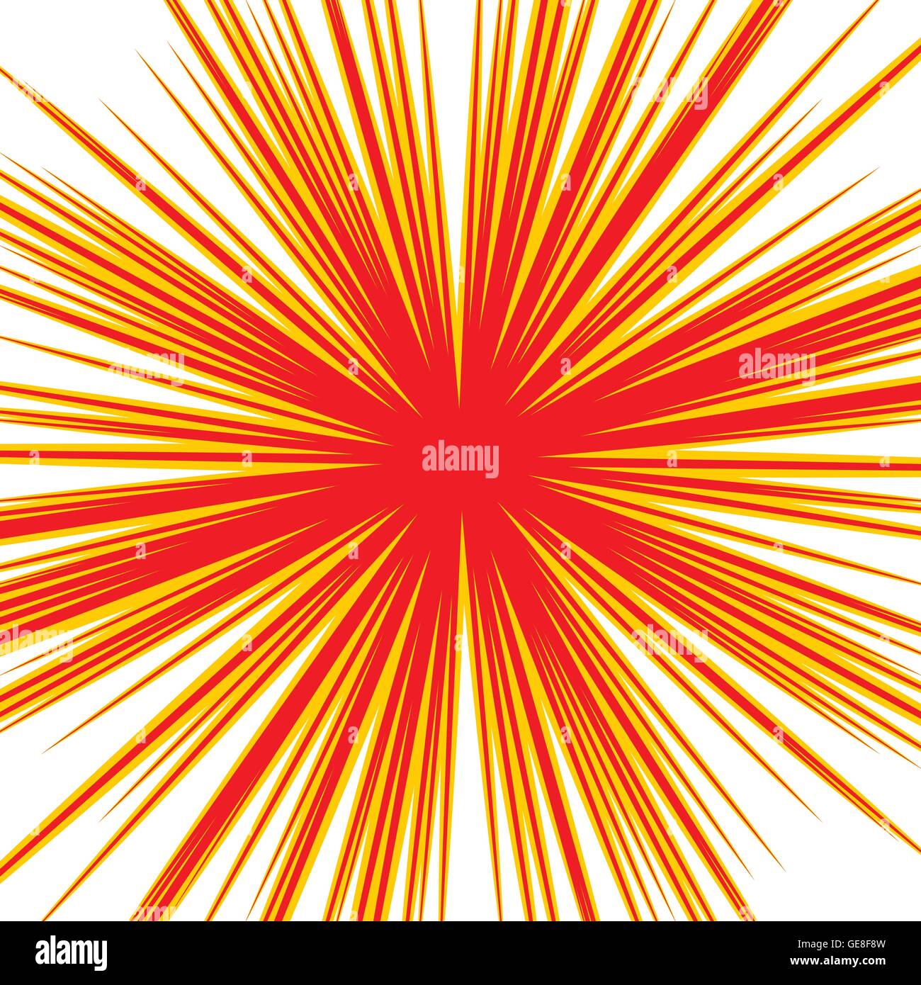 Bursting radial lines dutone explosion effect. Starburst, sunburst ...