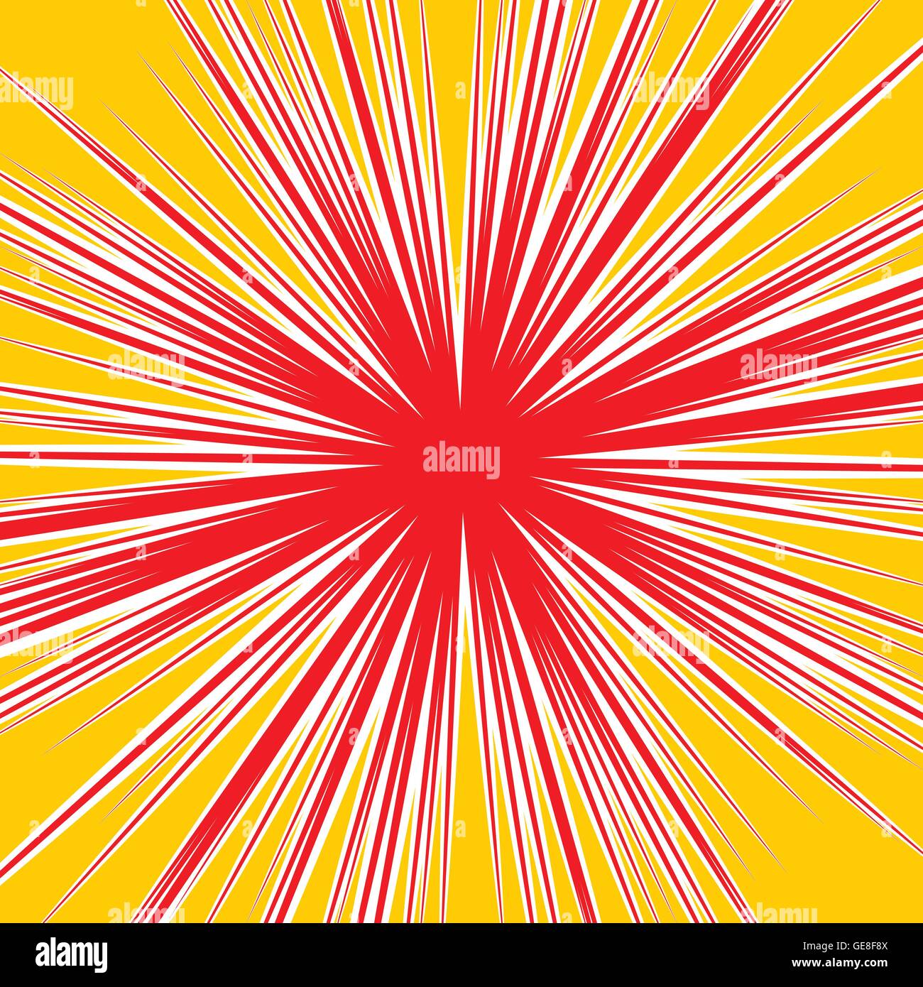 Bursting radial lines dutone explosion effect. Starburst, sunburst ...