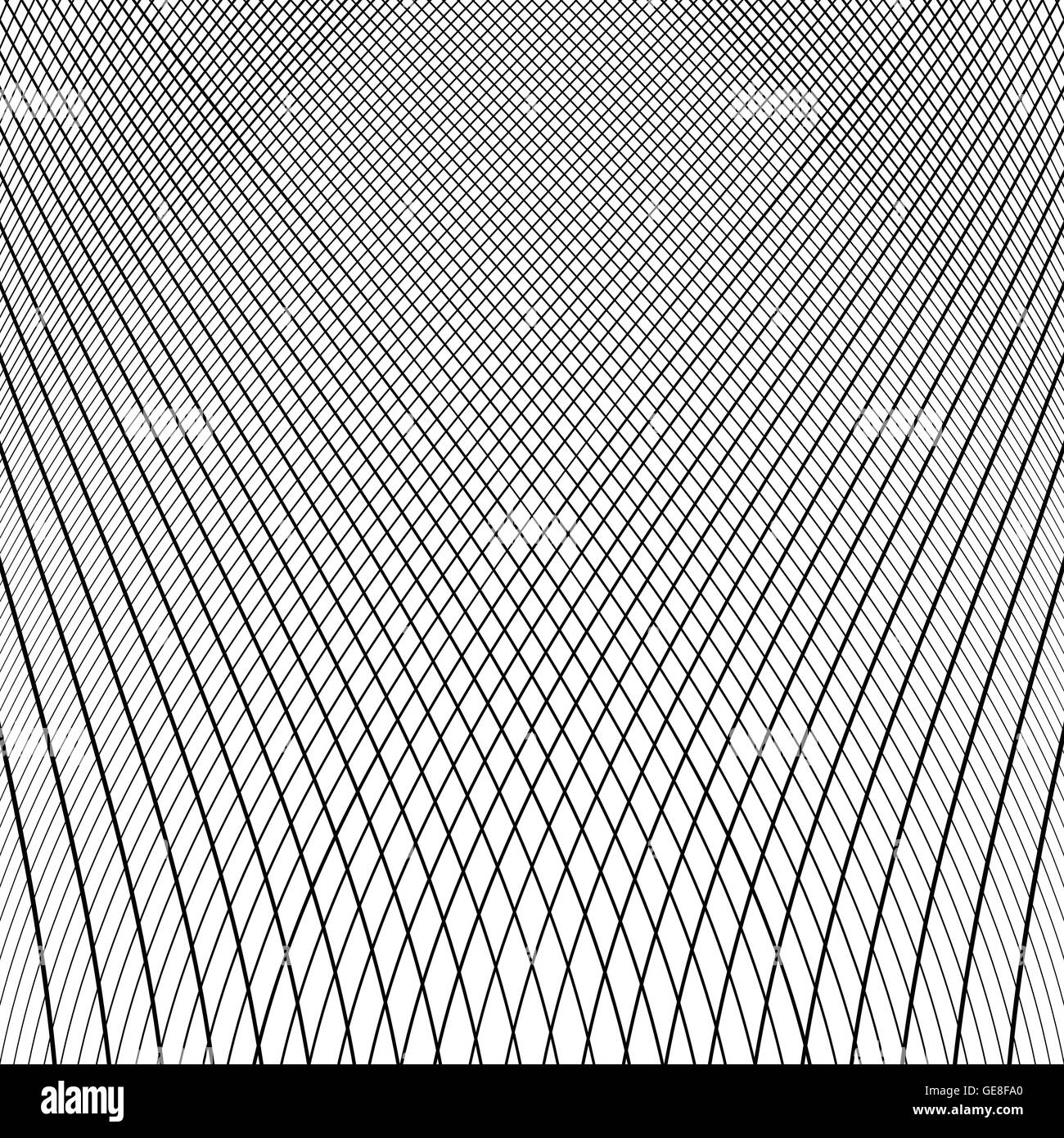 Grid mesh dynamic curved lines Stock Vector Images - Alamy