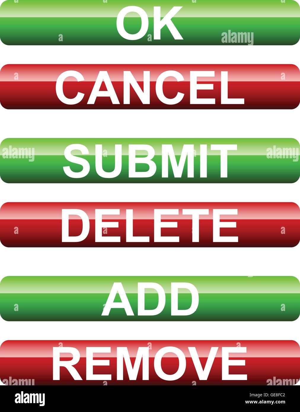 Green Cancel Button