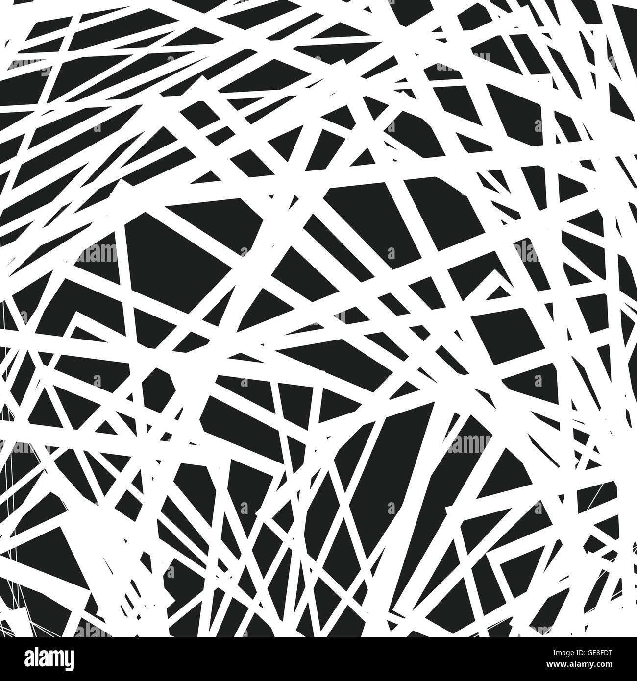 Geometric illustration(s) with random, edgy, irregular lines. Dynamic intersecting lines Stock ...