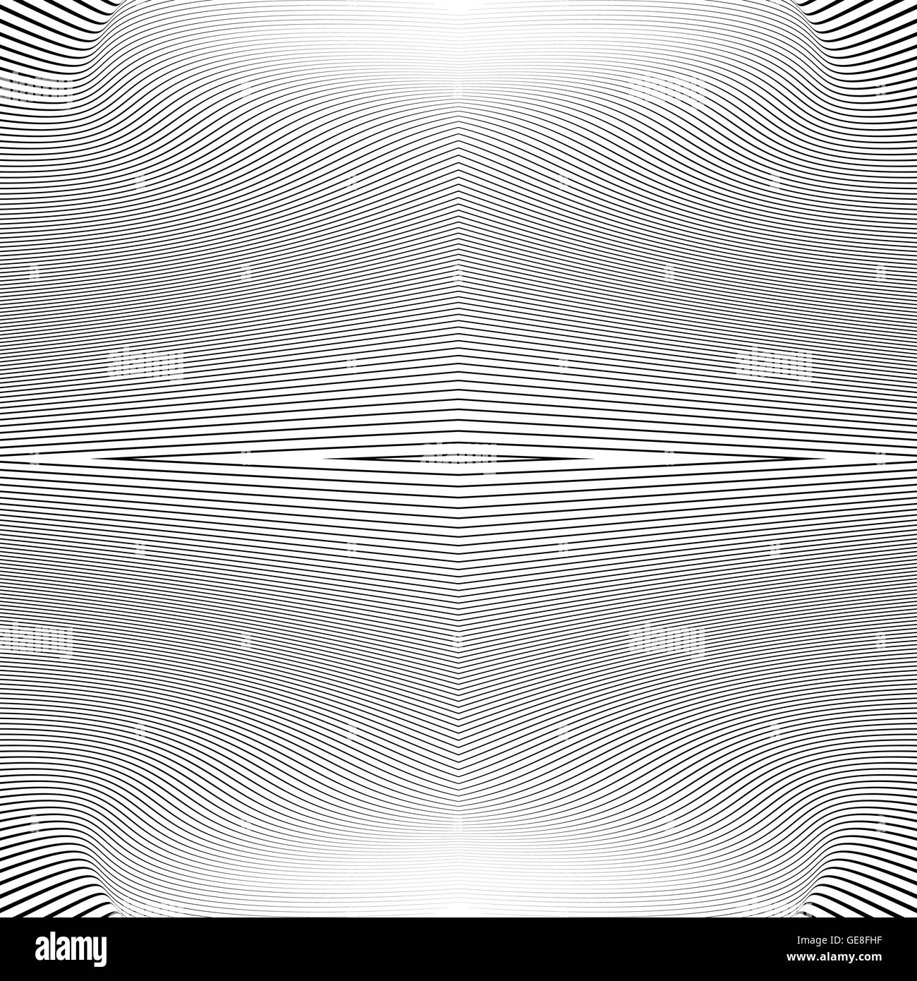 Repeatable geometric pattern with distorted irregular dynamic lines ...