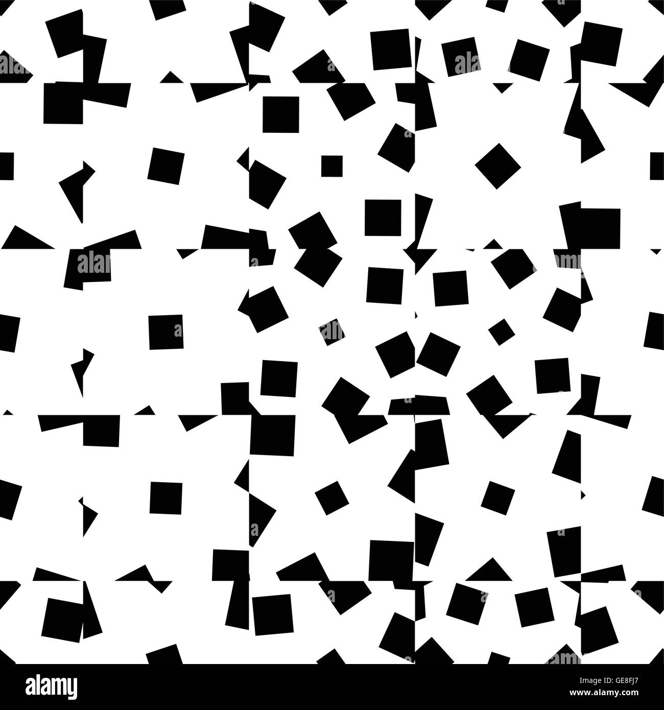 Random scattered squares repeatable abstract geometric pattern ...