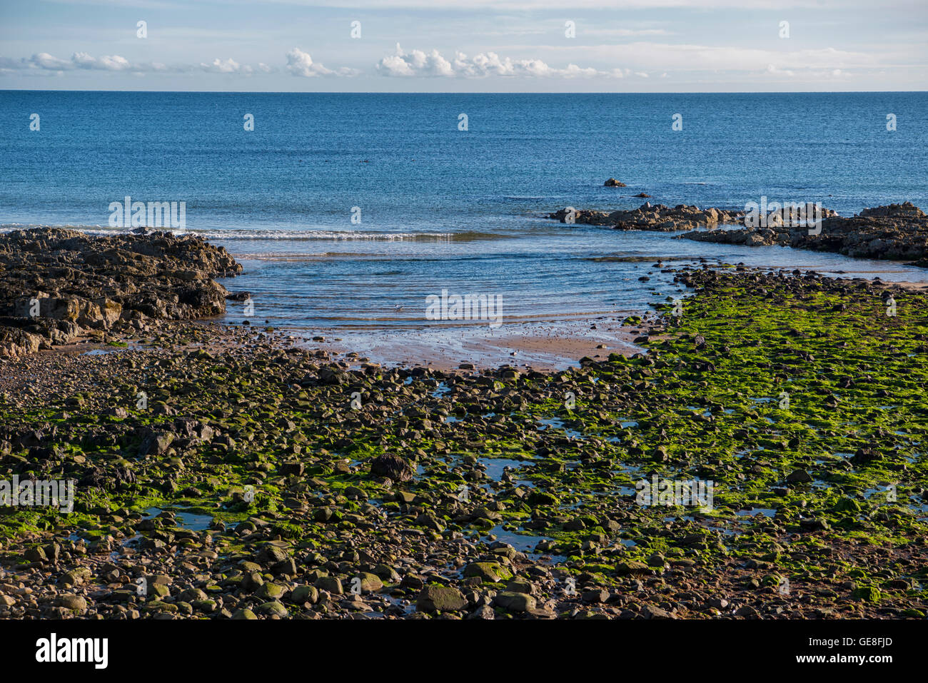 Cullen Beach, Scotland Stock Photo - Alamy