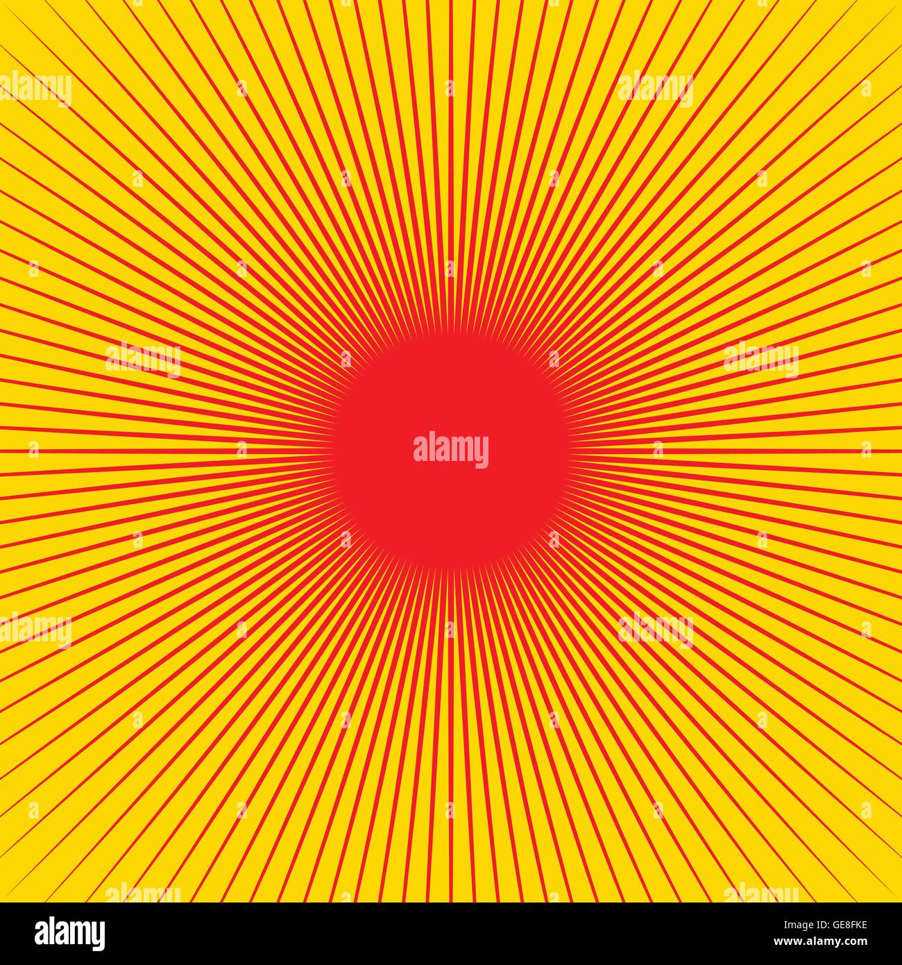 Simple monochrome starburst, sunburst, radial lines pattern Stock ...