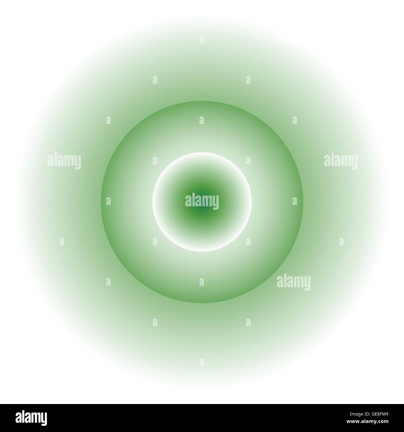 Glowing circle with transparency. Faded light effect. Emission ...