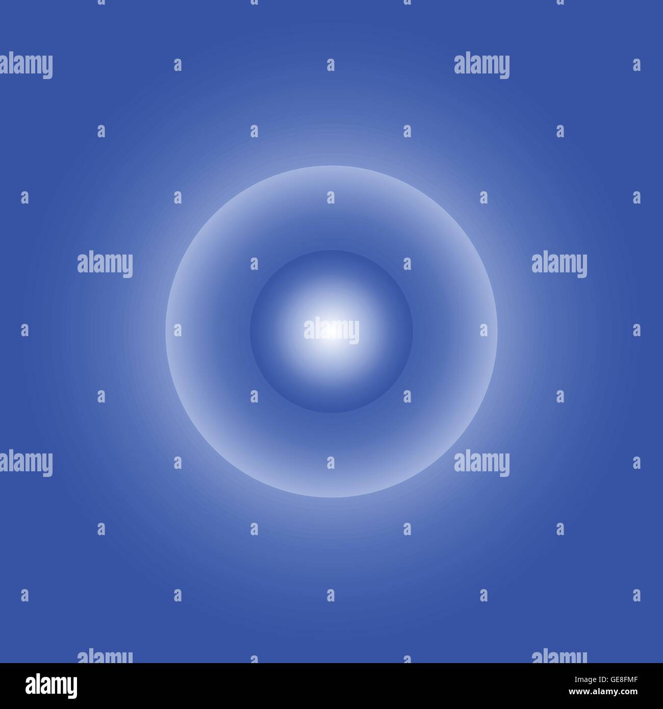 Glowing circle with transparency. Faded light effect. Emission ...