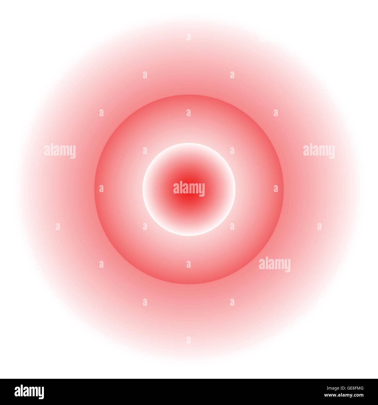 Glowing circle with transparency. Faded light effect. Emission ...