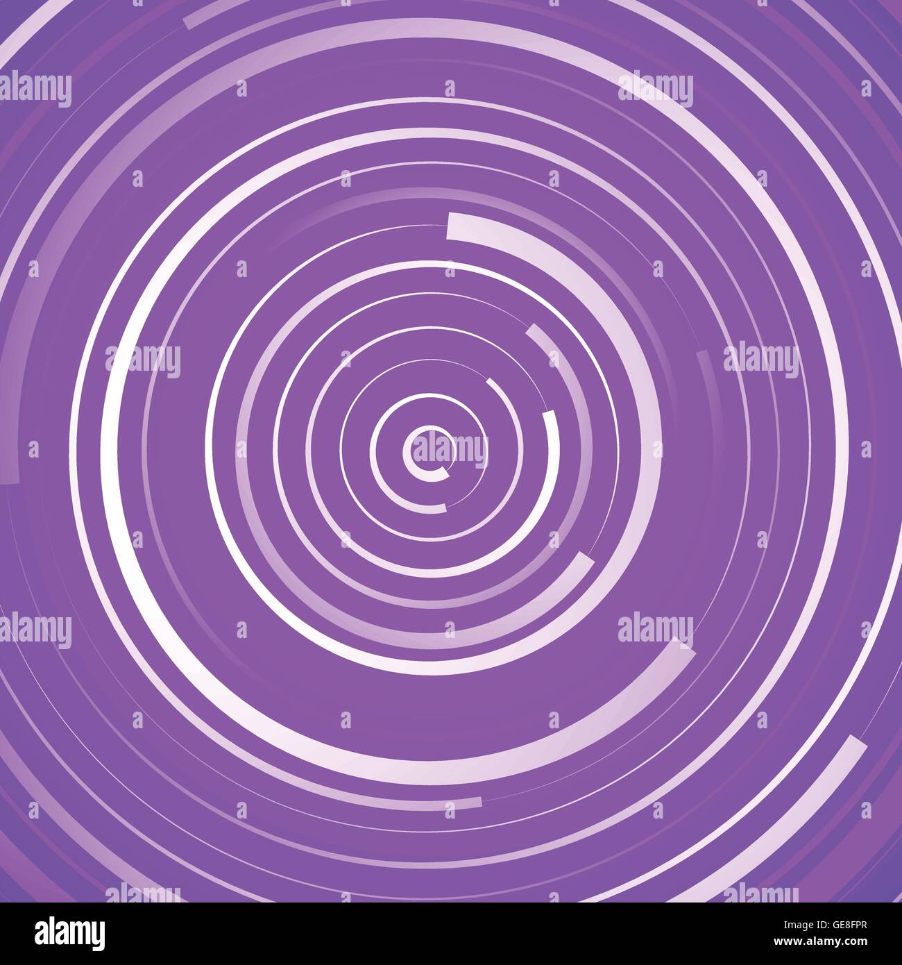 Colored spiral pattern. Concentric circles with irregular, dynamic ...