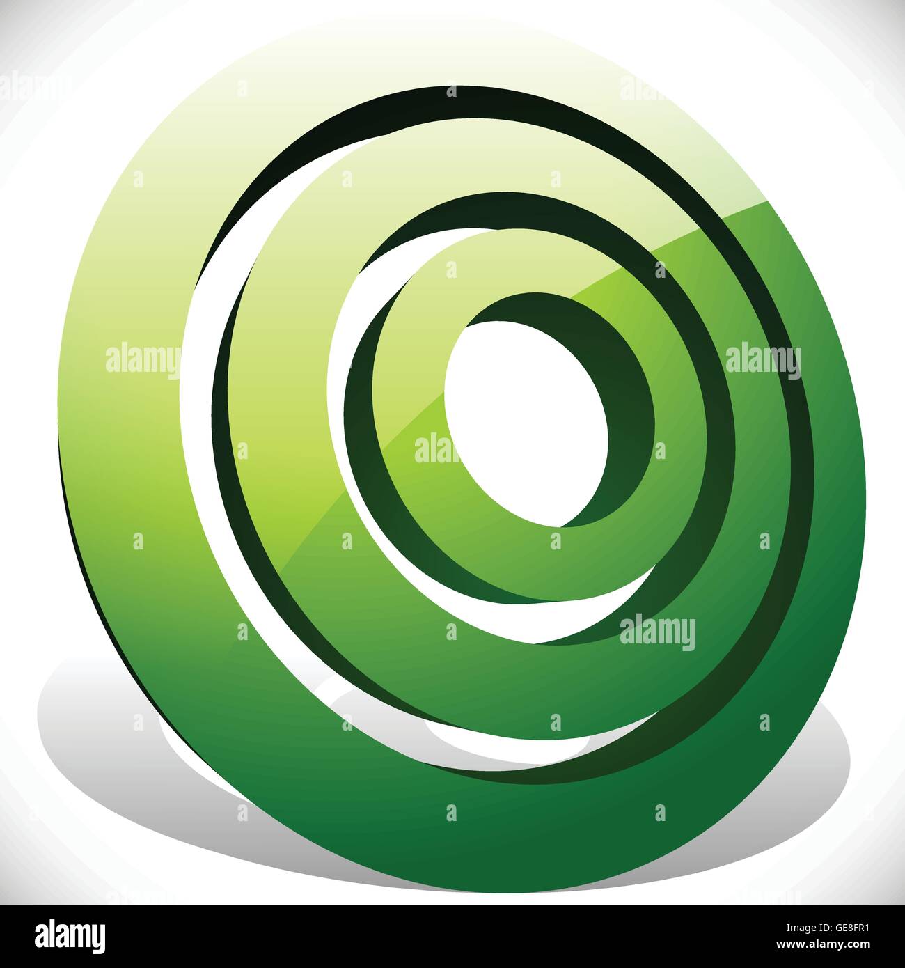 Concentric, radial circles generic icon, design element Stock Vector ...
