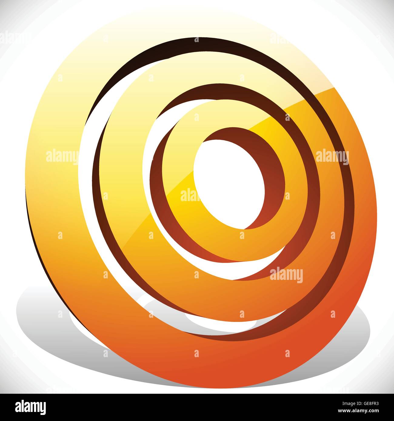 Concentric, radial circles generic icon, design element Stock Vector ...