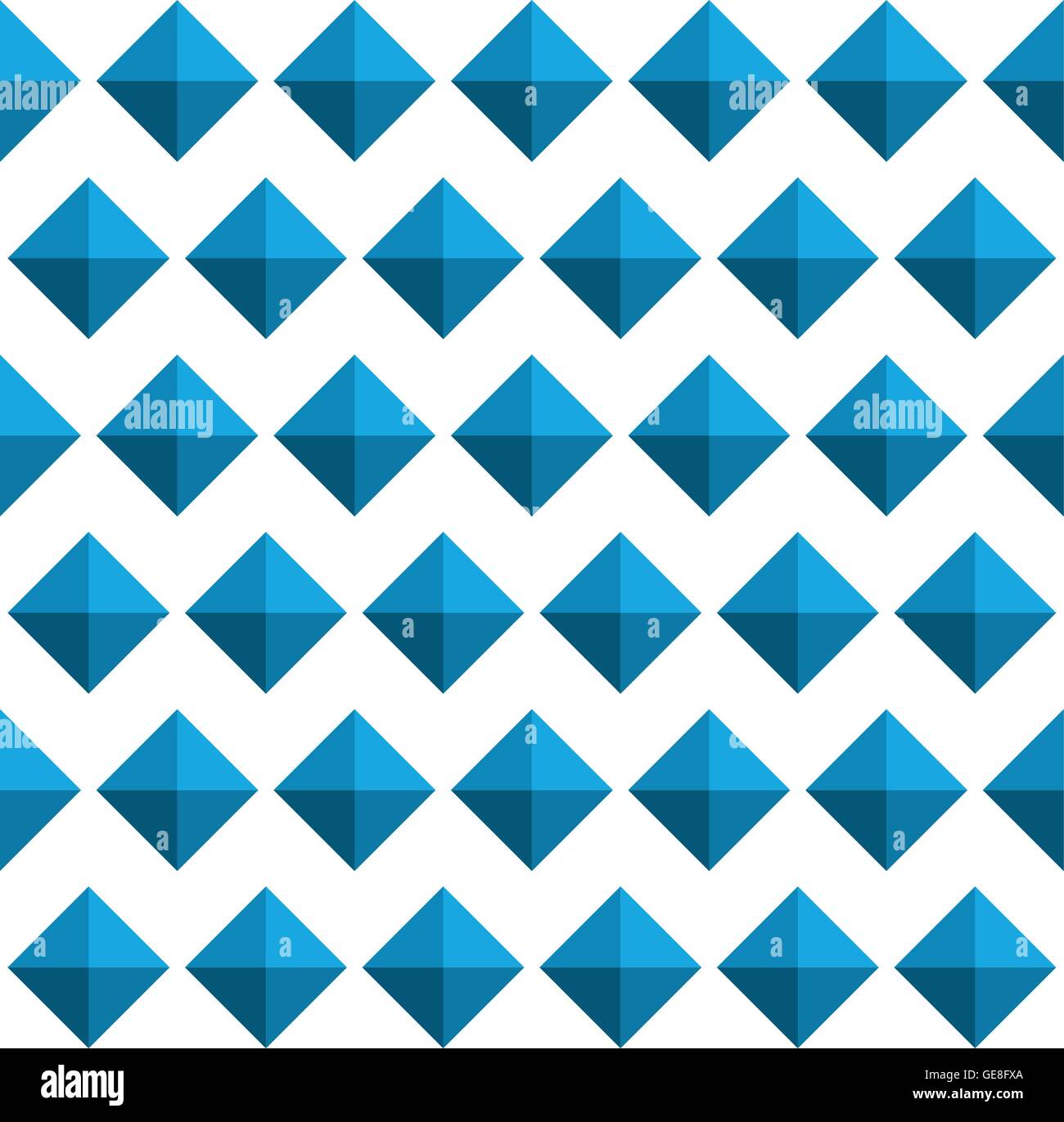 Repeatable pattern with studs, 3d gem like shapes. Simple monochrome ...