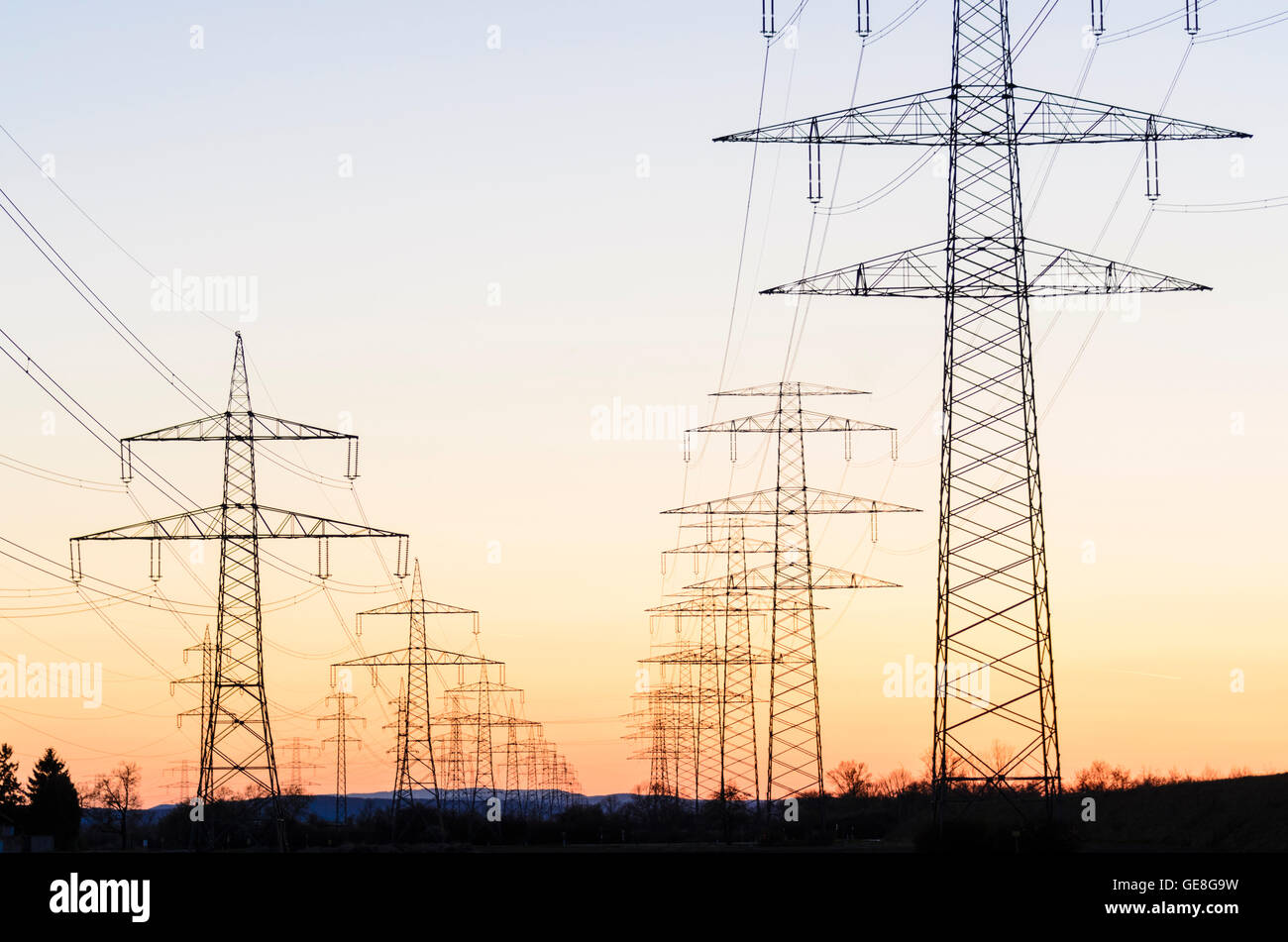 High voltage power lines hi-res stock photography and images - Alamy