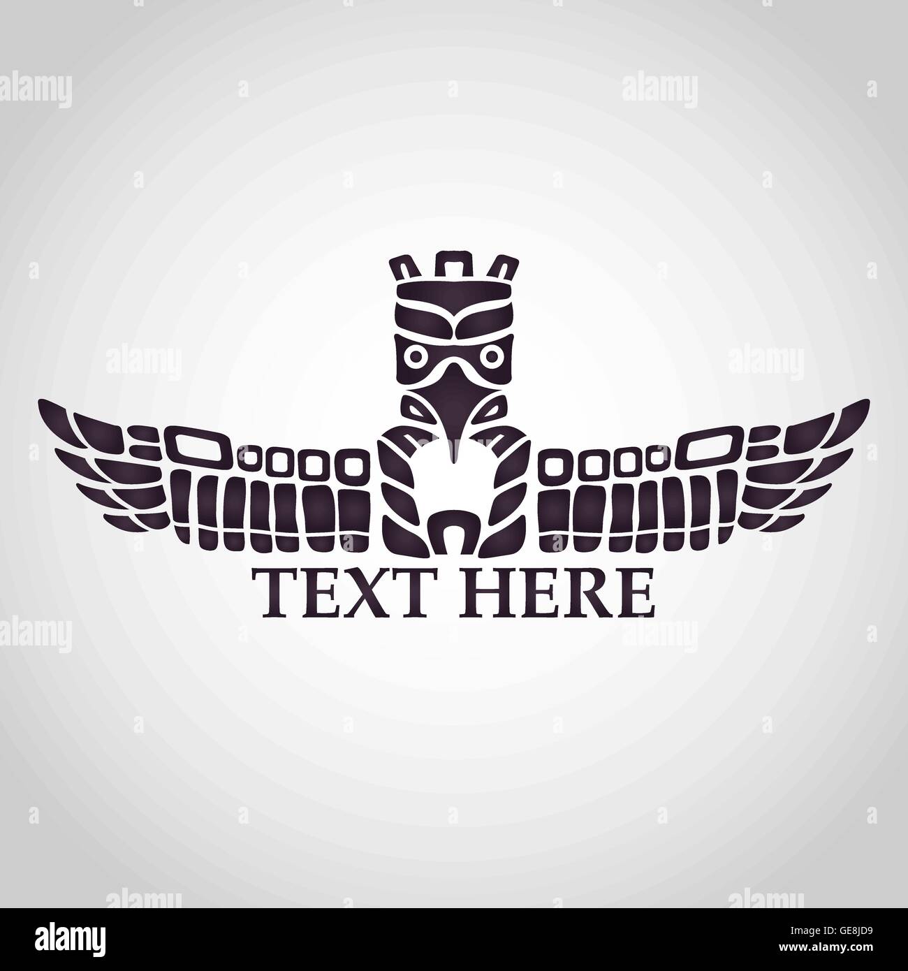 totem pole vector logo Stock Vector Image & Art - Alamy